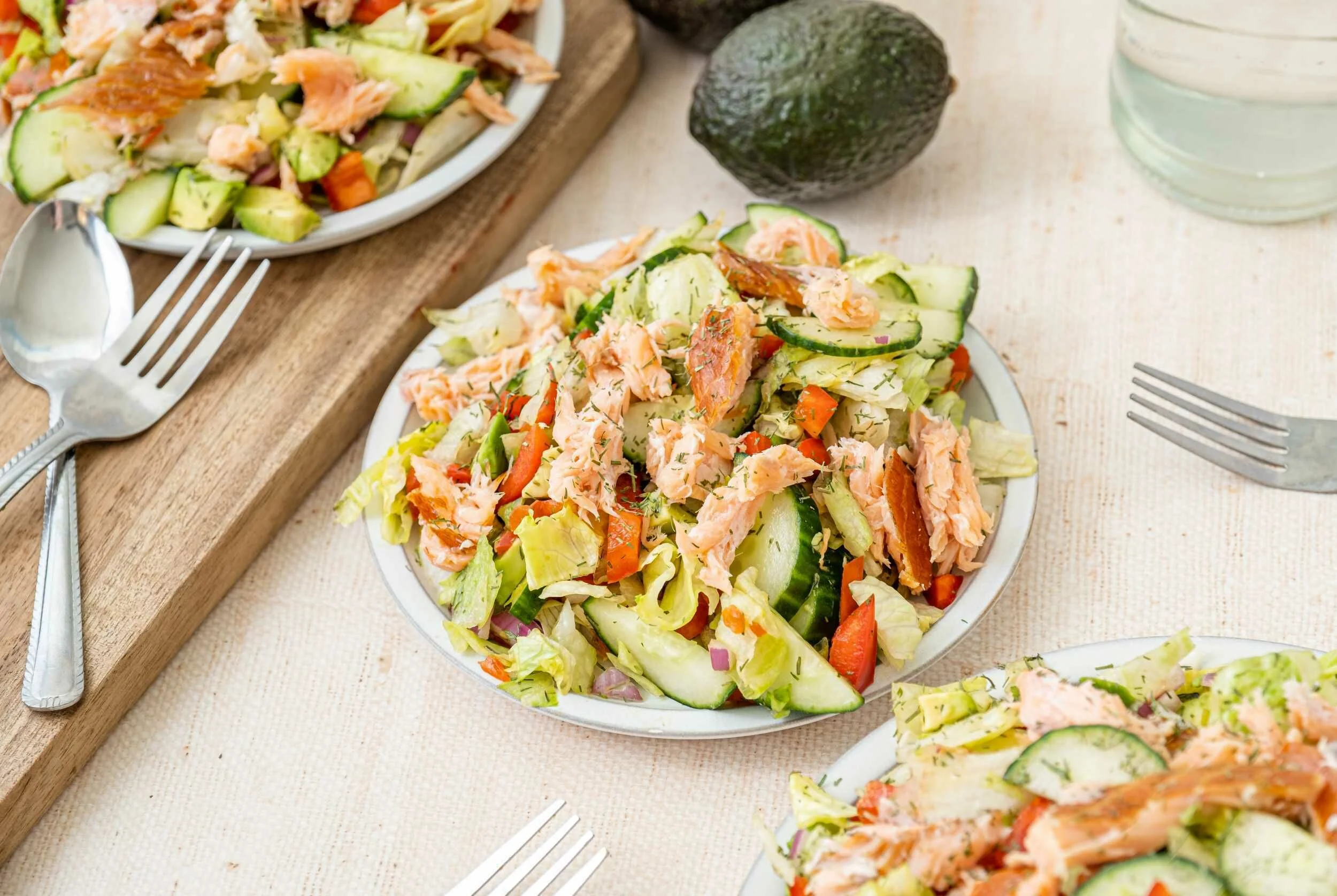 Chopped Salmon Salad | Holy Recipe