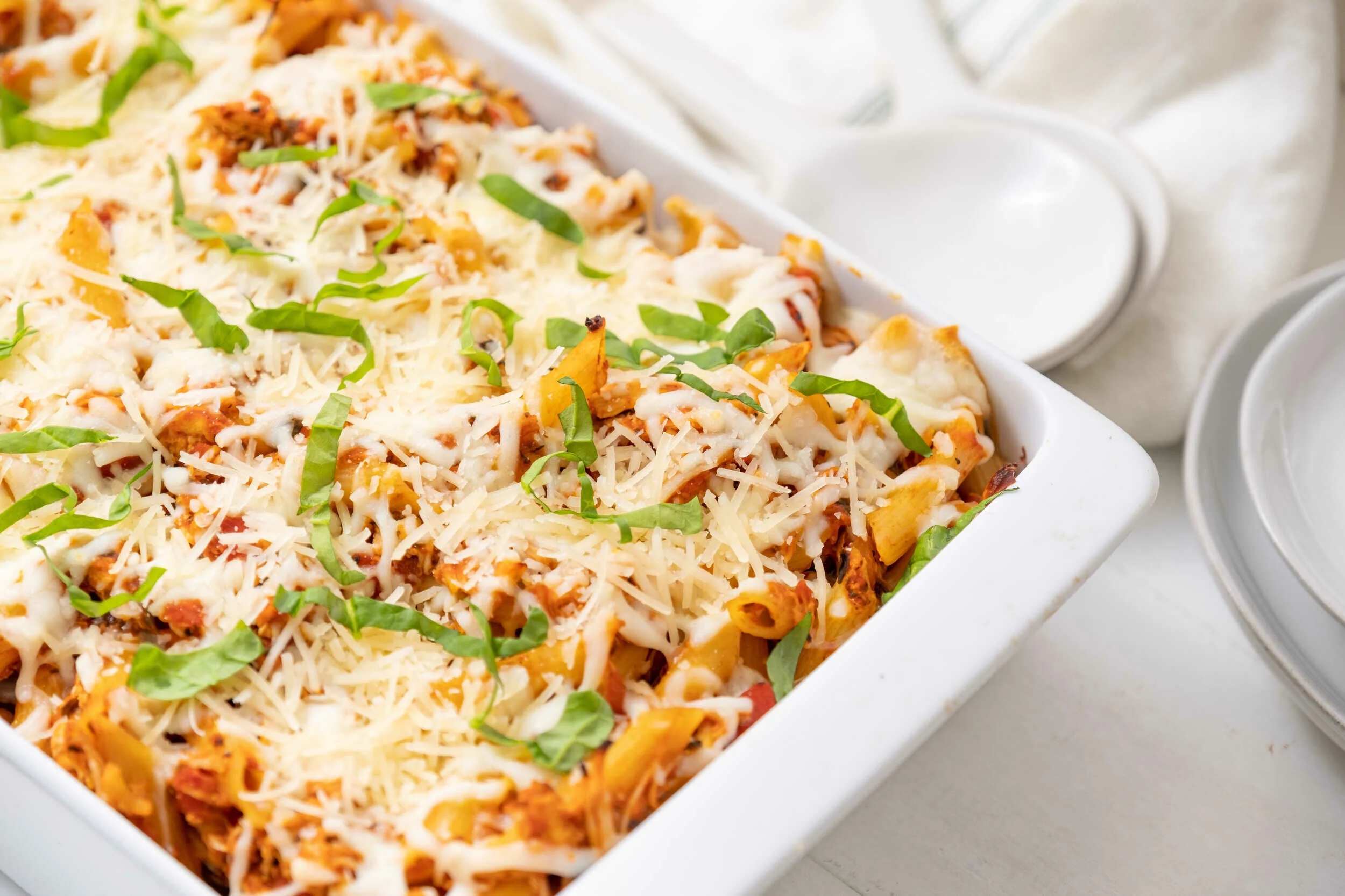 Chicken Parmesan Baked Ziti | Holy Recipe