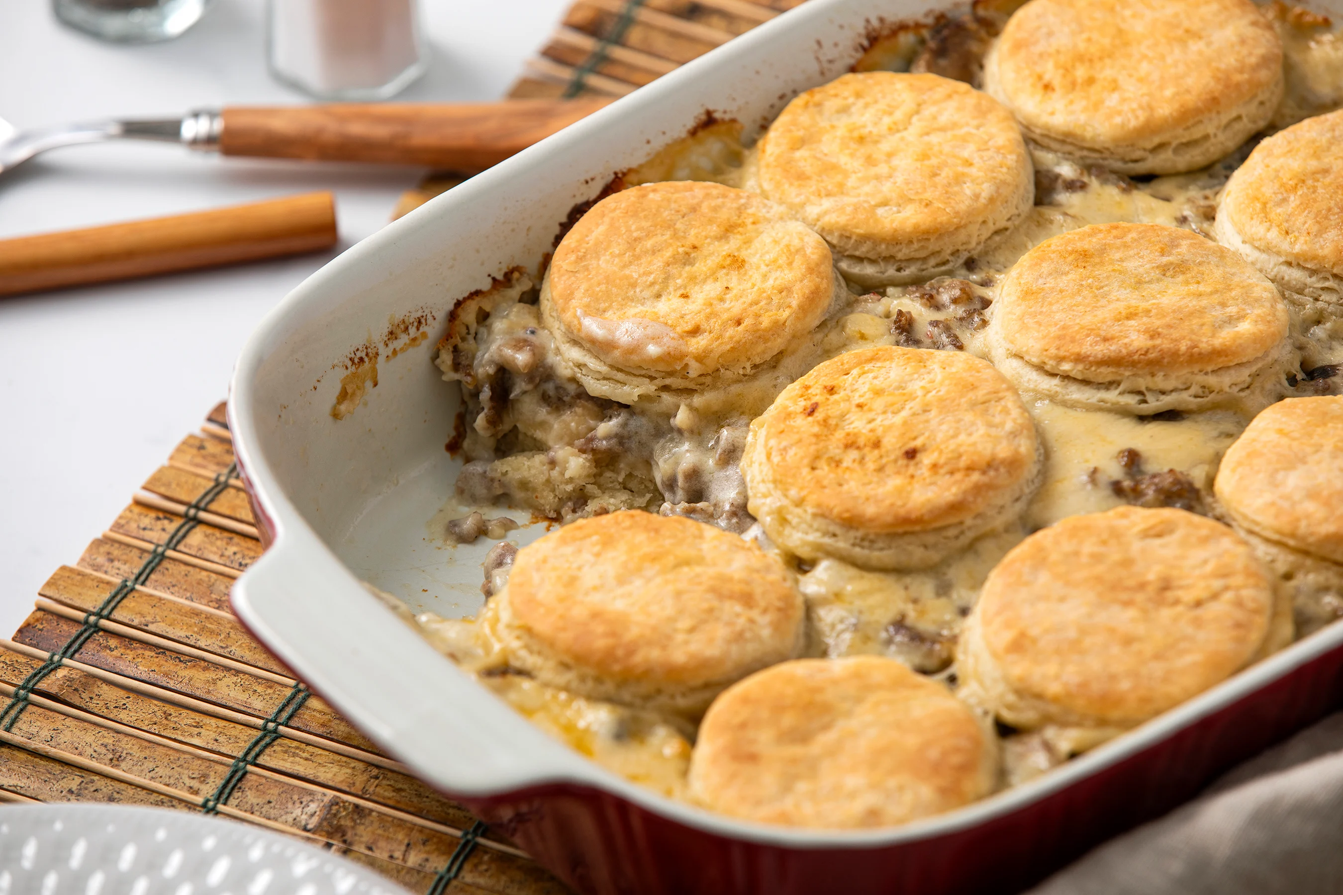 Biscuits & Gravy Bake | Cooking Professionally