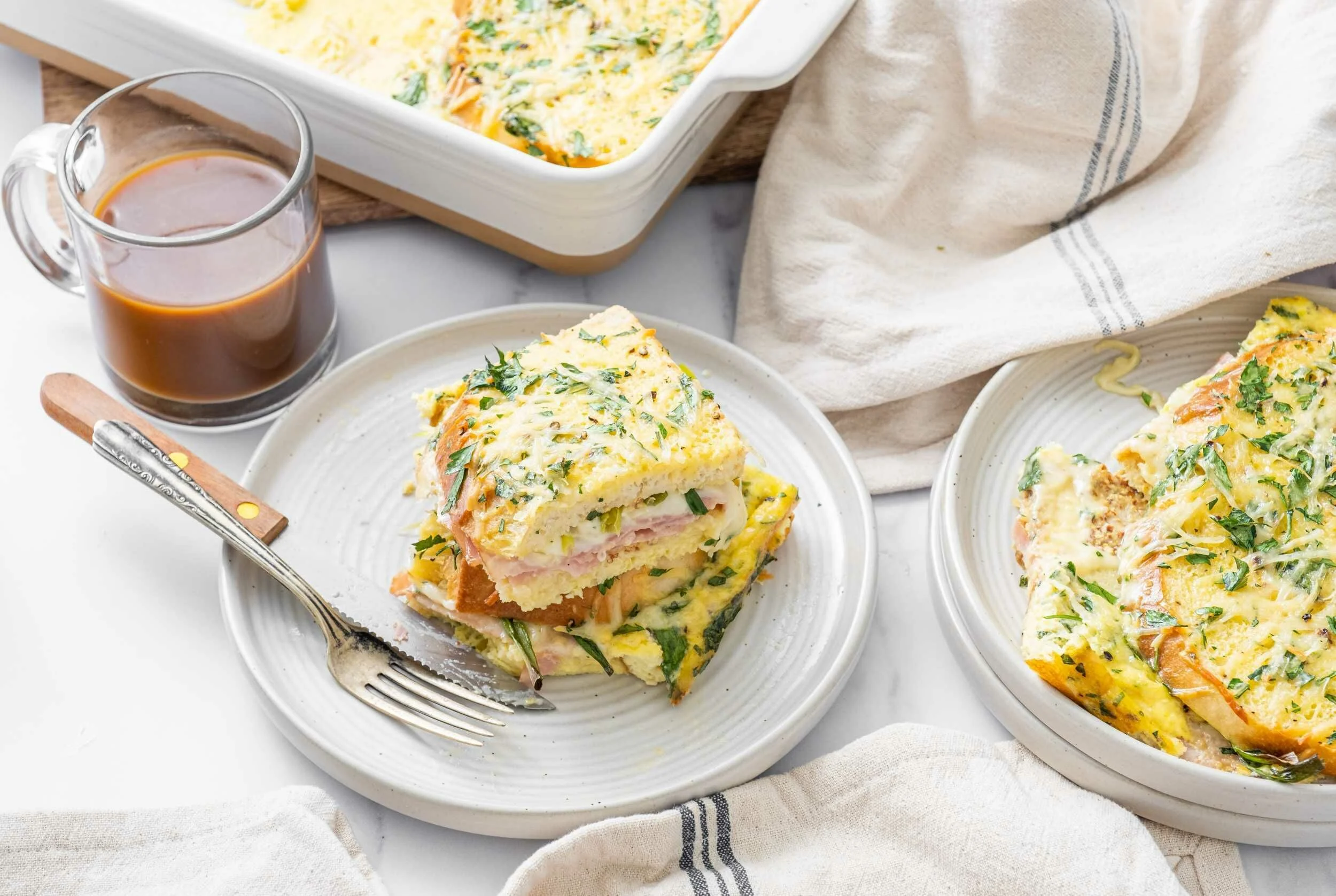 Hot Ham & Cheese Breakfast Bake | Recipe Reader