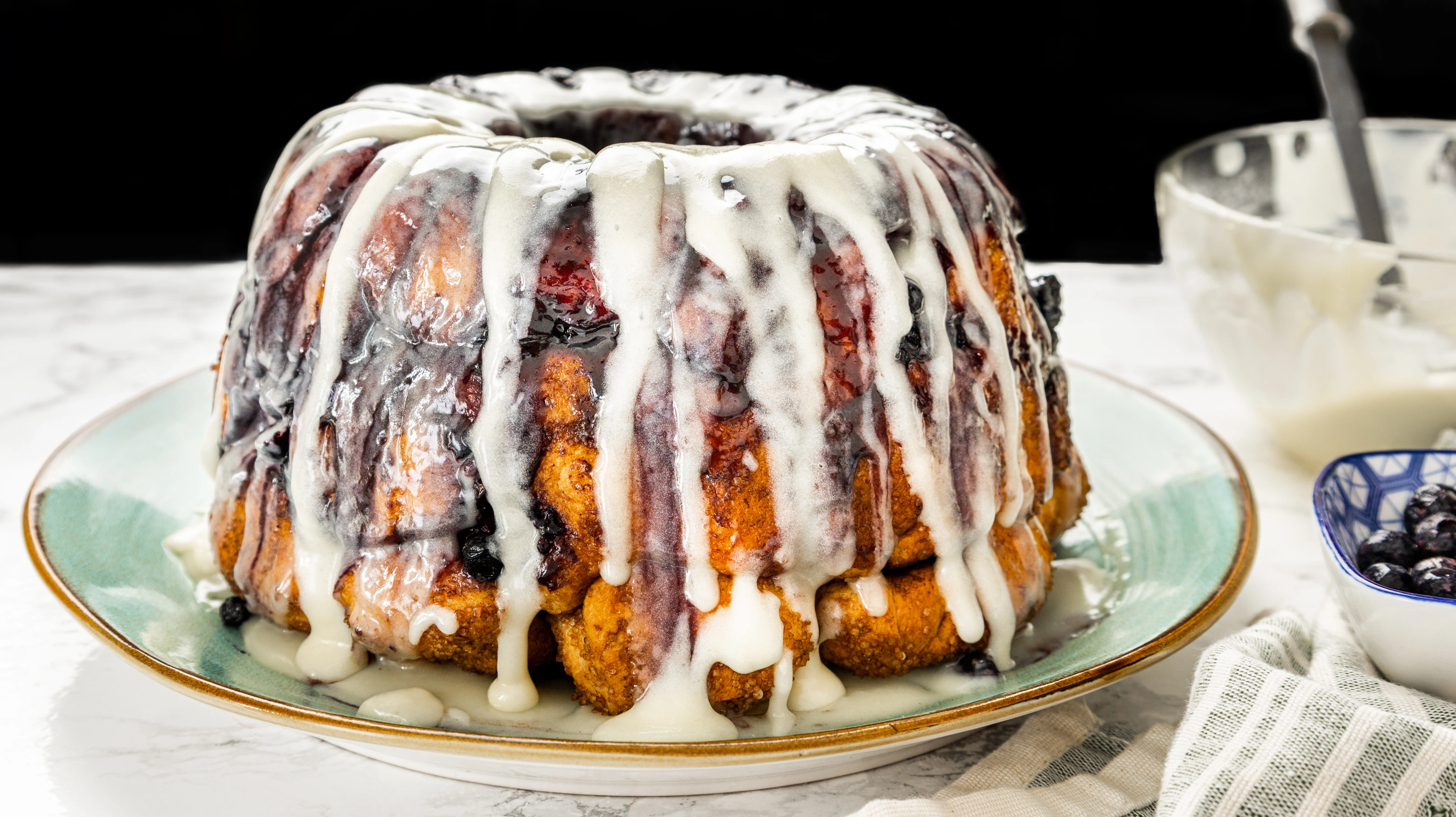Blueberry Monkey Bread | Heartland Cooking