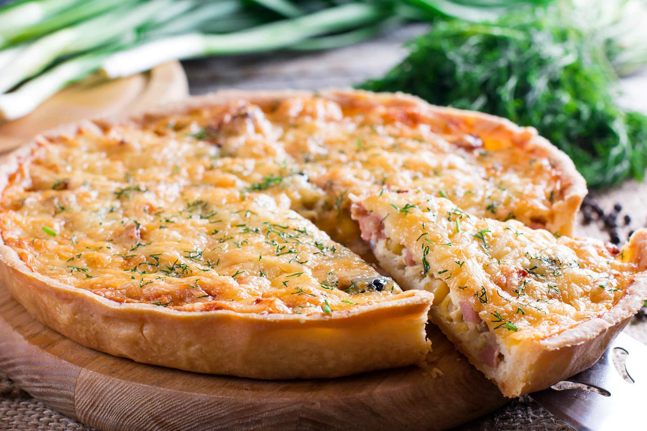 Easy Ham Quiche | Command Cooking
