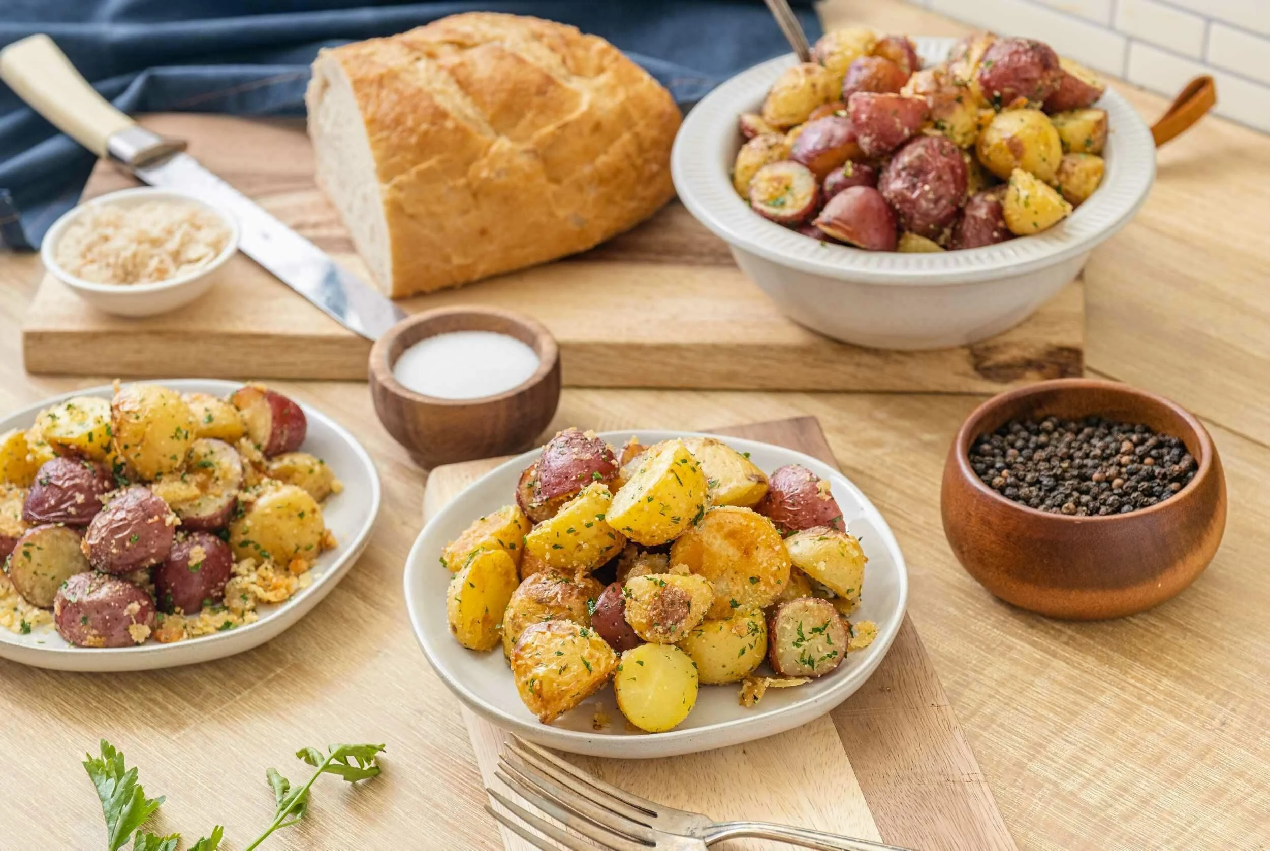 Lemon-Parmesan Roasted Potatoes | Command Cooking