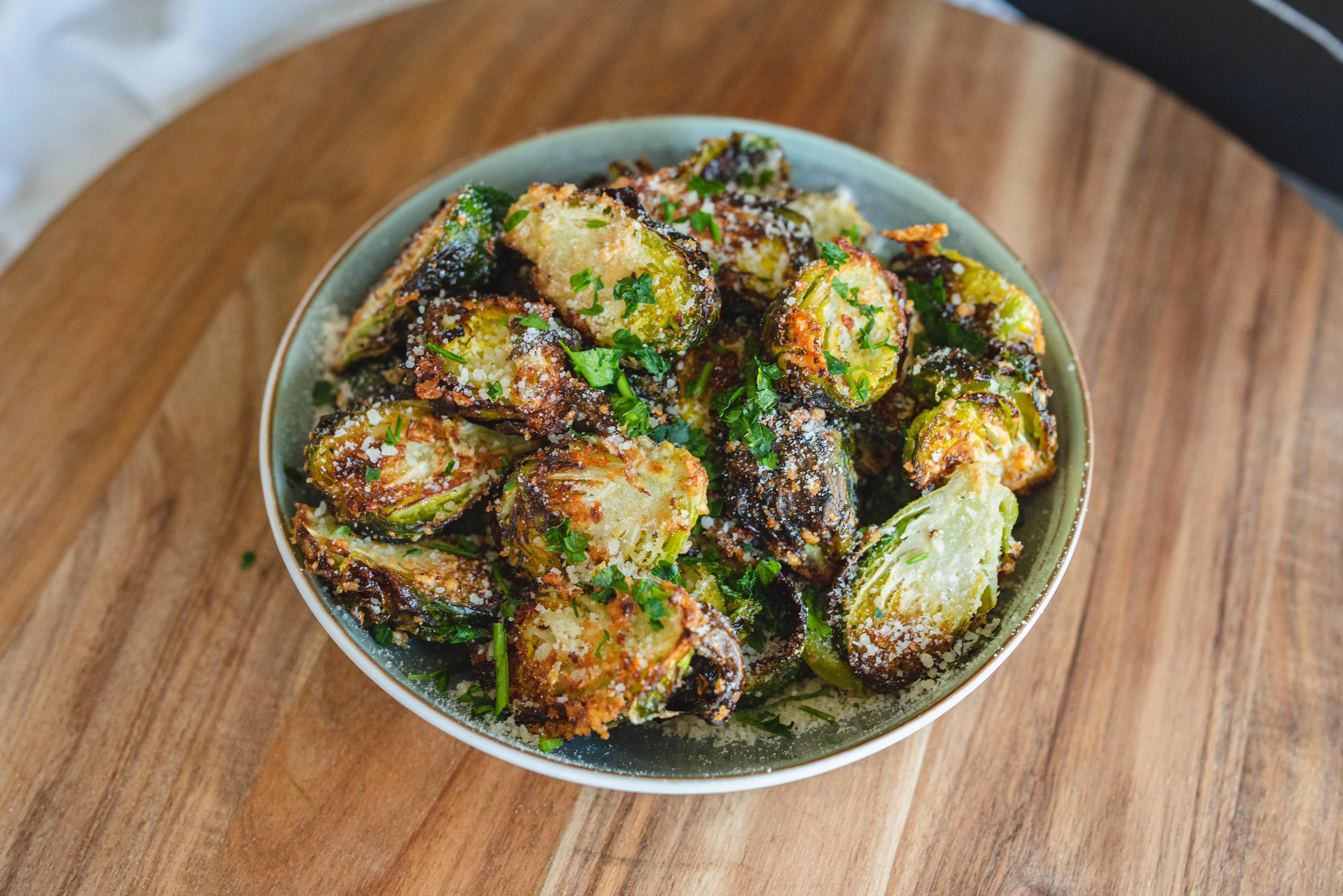 Parmesan Roasted Brussels Sprouts | Holy Recipe