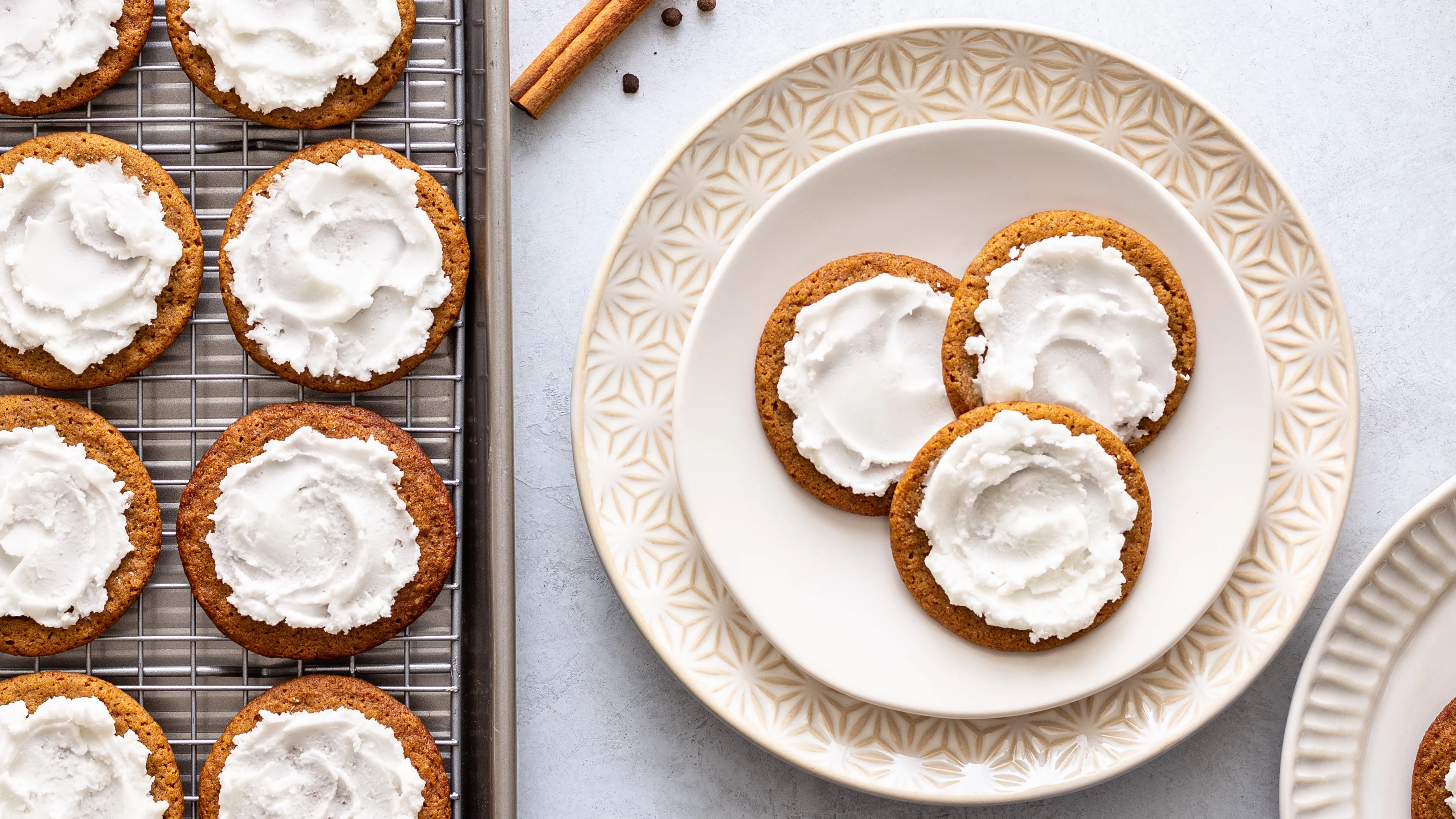 Classic Iced Molasses Cookies | Command Cooking