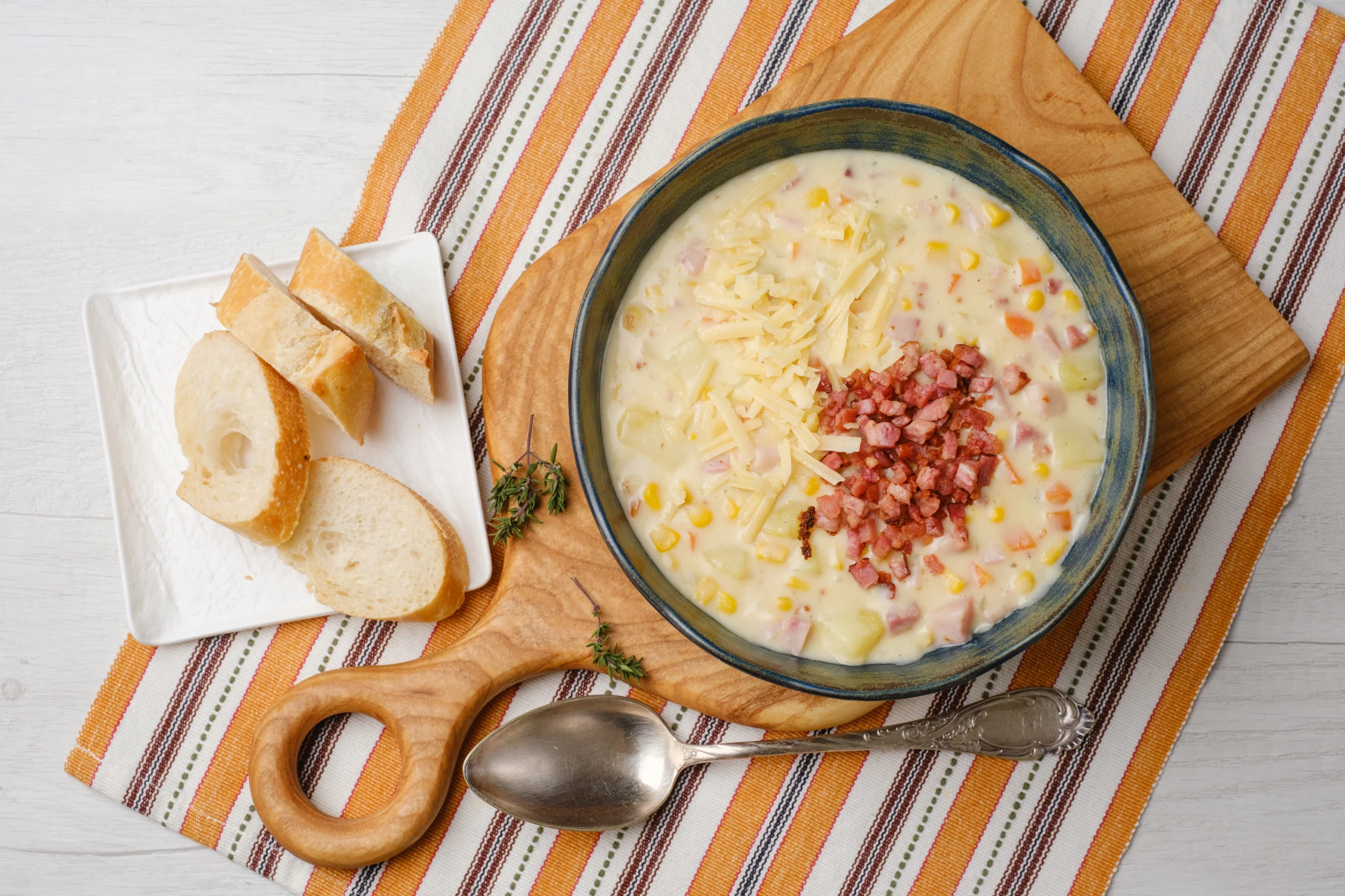 Quick & Easy Cheesy Ham Chowder | Holy Recipe