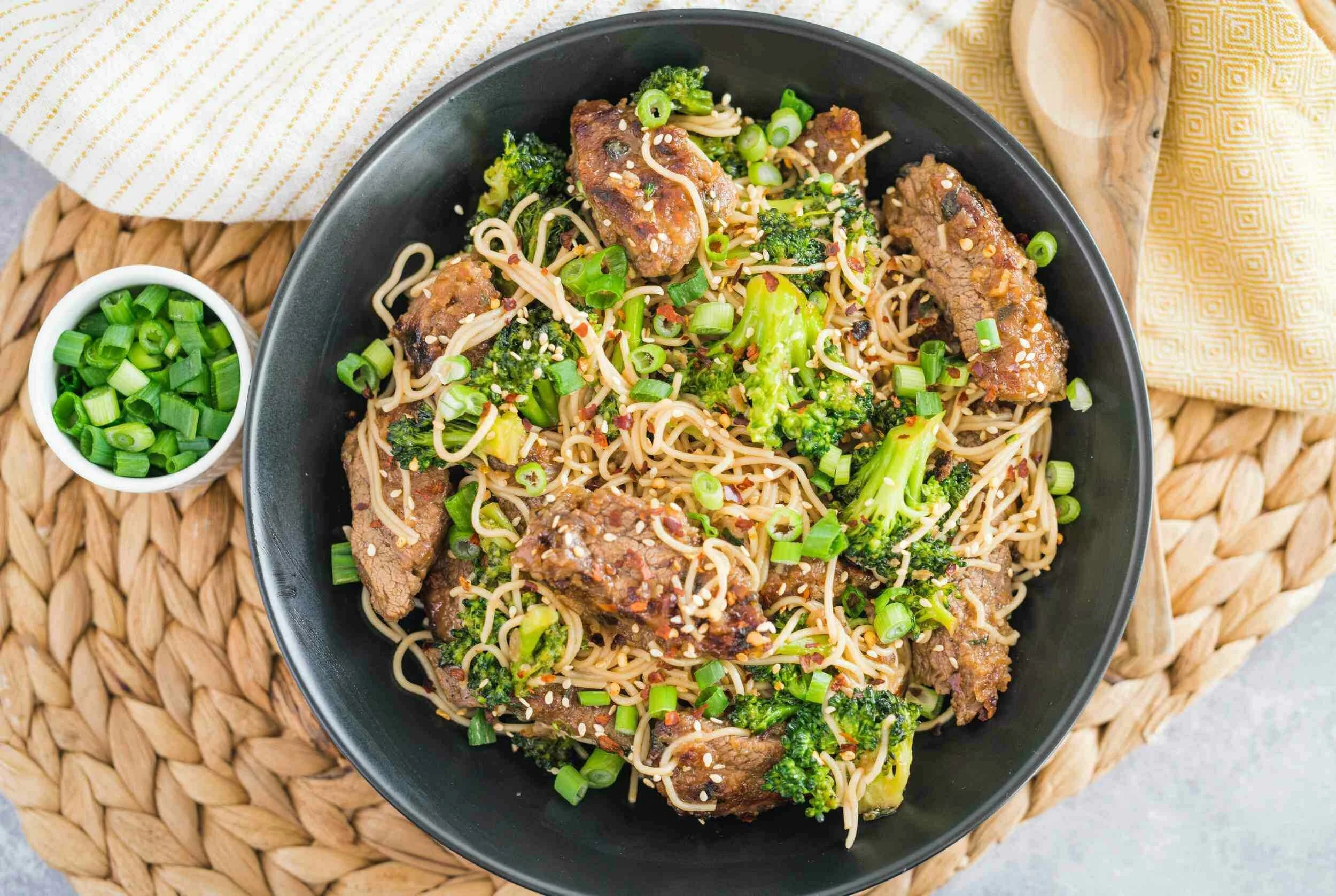 Skillet Beef, Broccoli, and Ramen | Holy Recipe