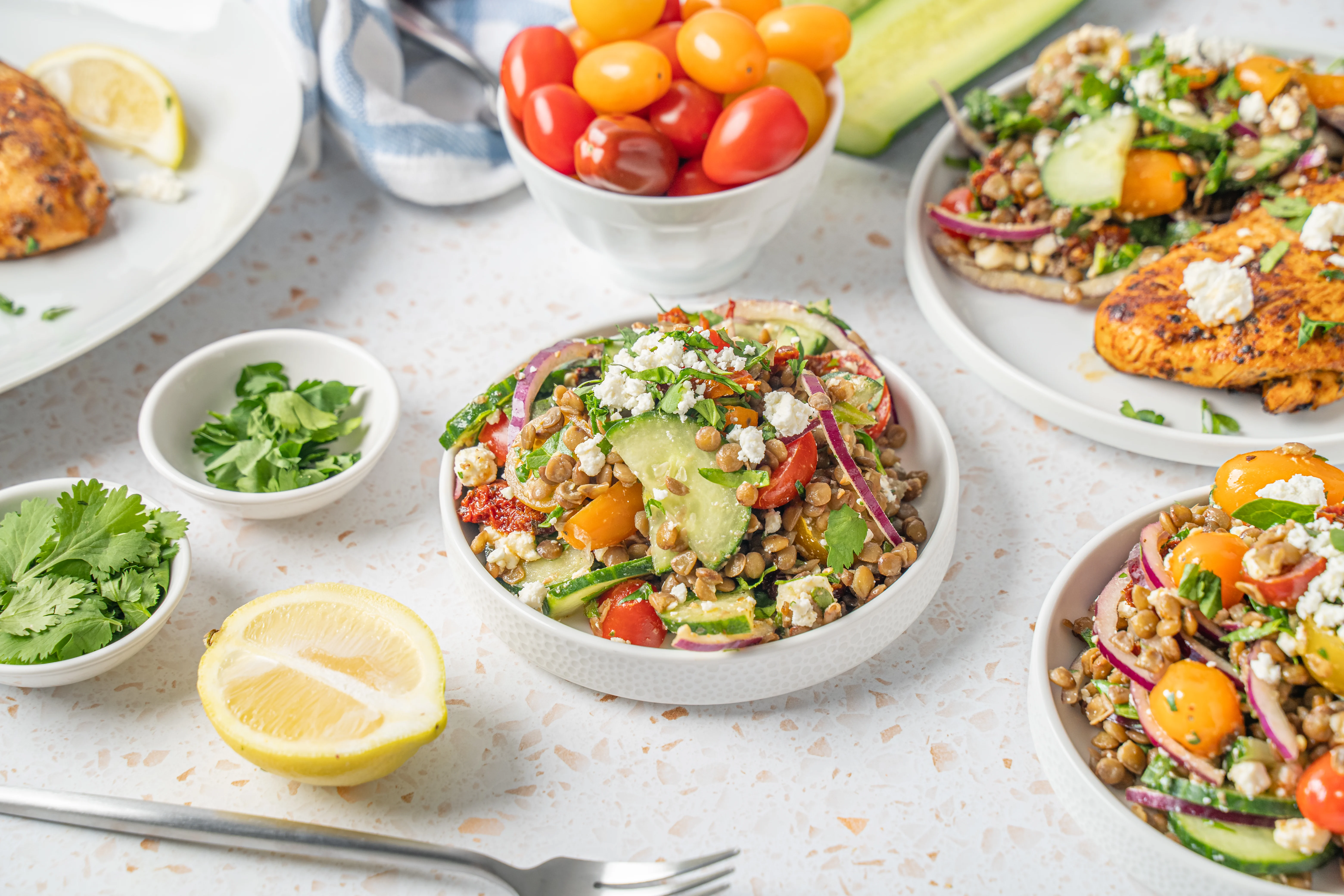 Mediterranean Salad | Fussy Kitchen