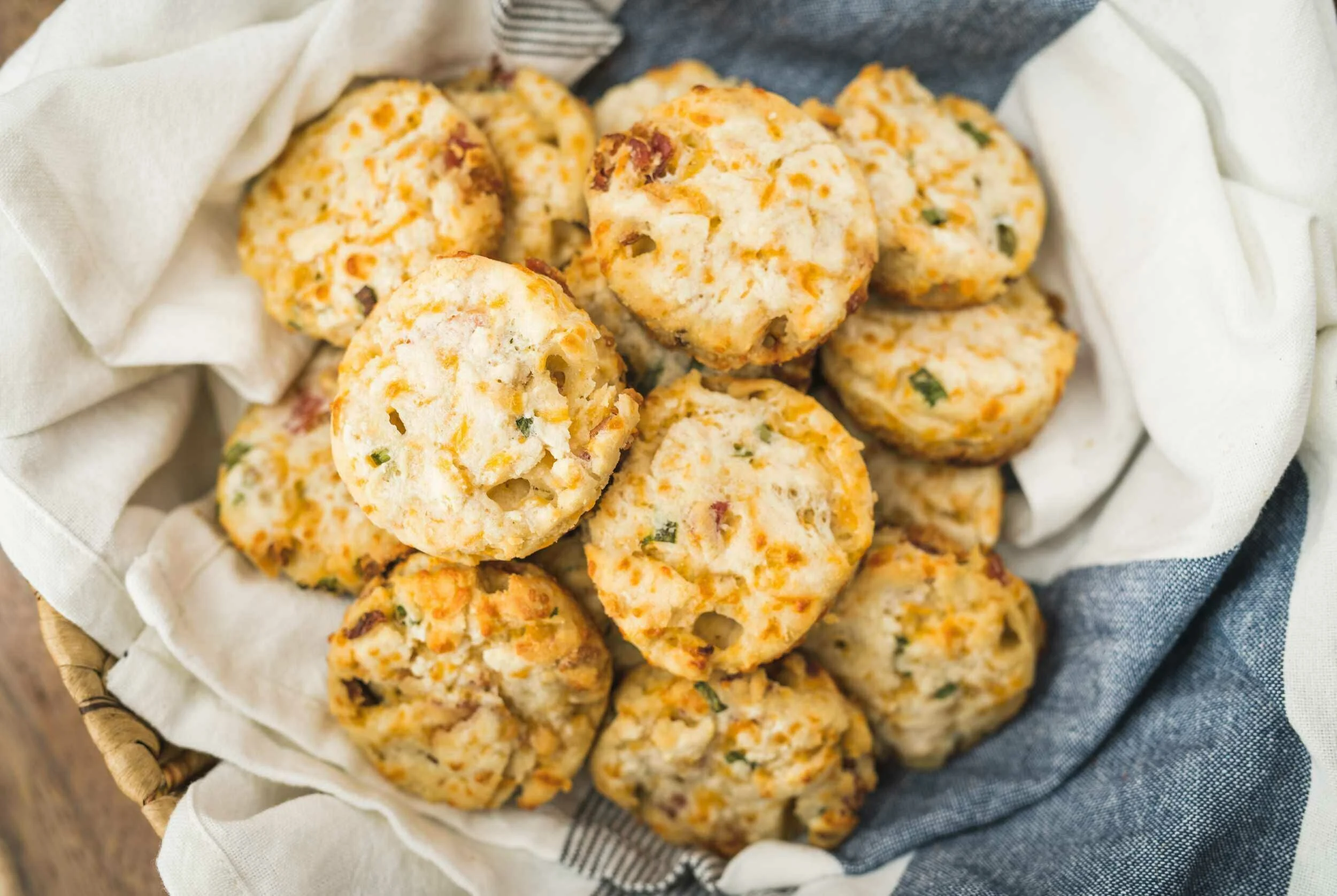 Bacon Cheddar Biscuits | Holy Recipe