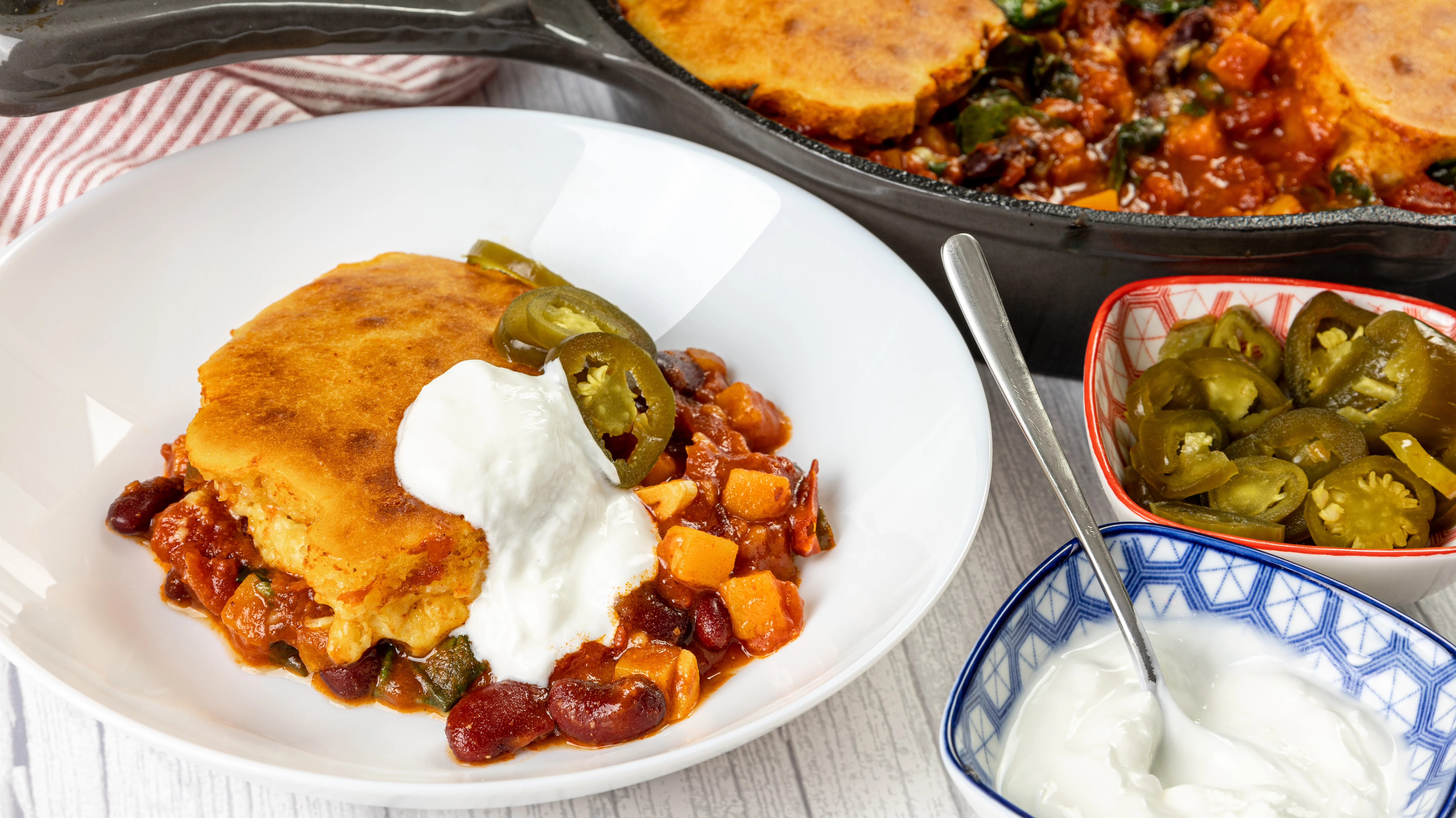Vegetarian Skillet Chili | Command Cooking