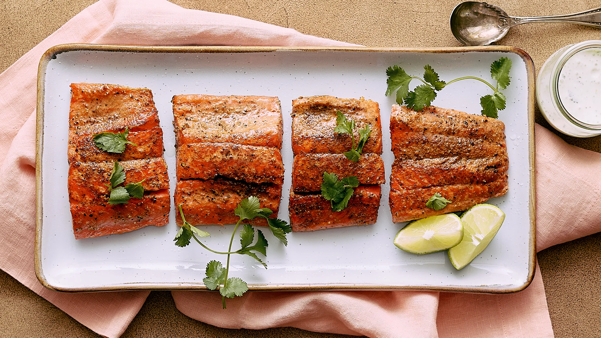 Skillet Salmon & Cream Sauce | Holy Recipe