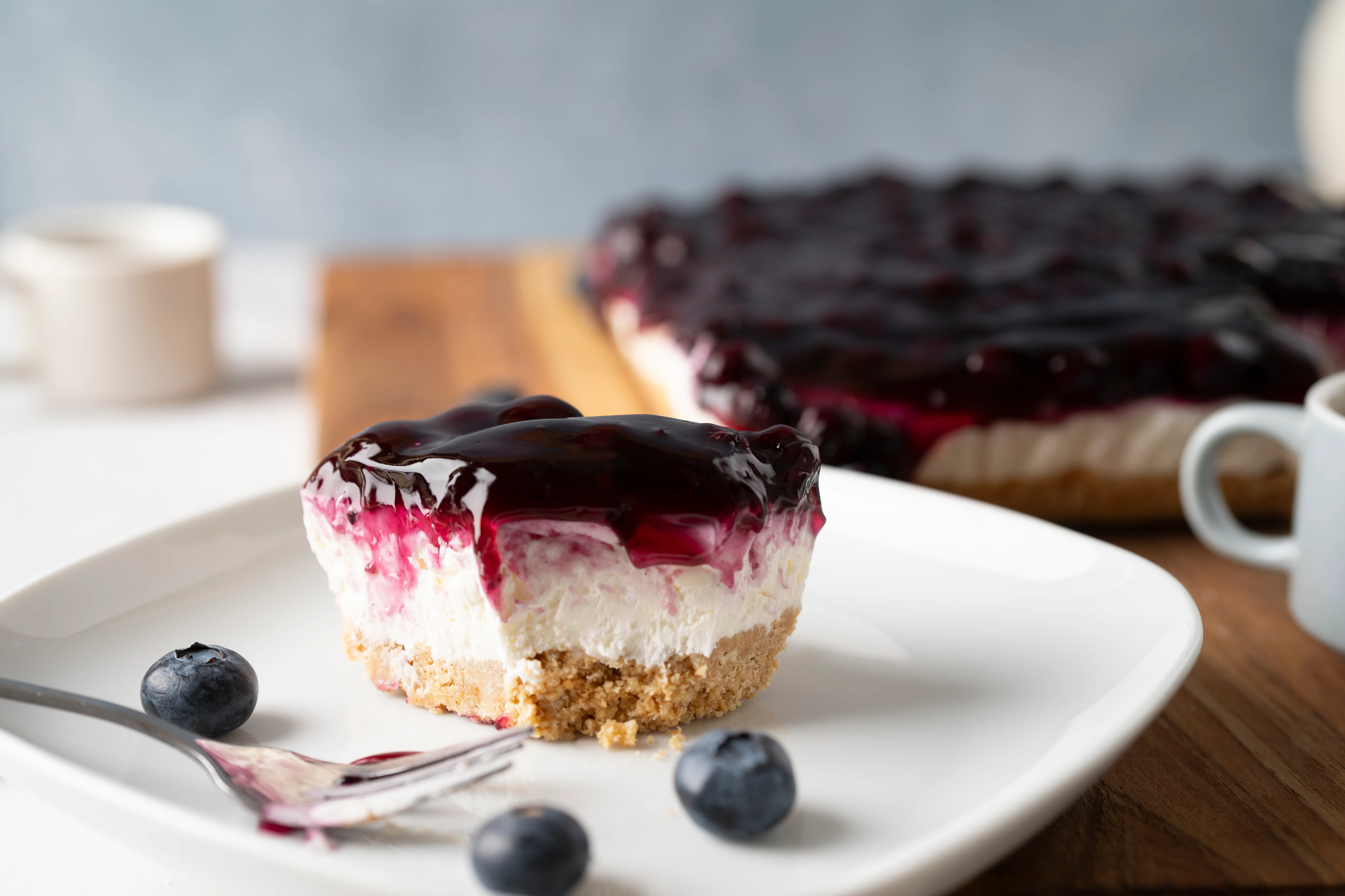 No-Bake Blueberry Cheesecake | Cooking Professionally