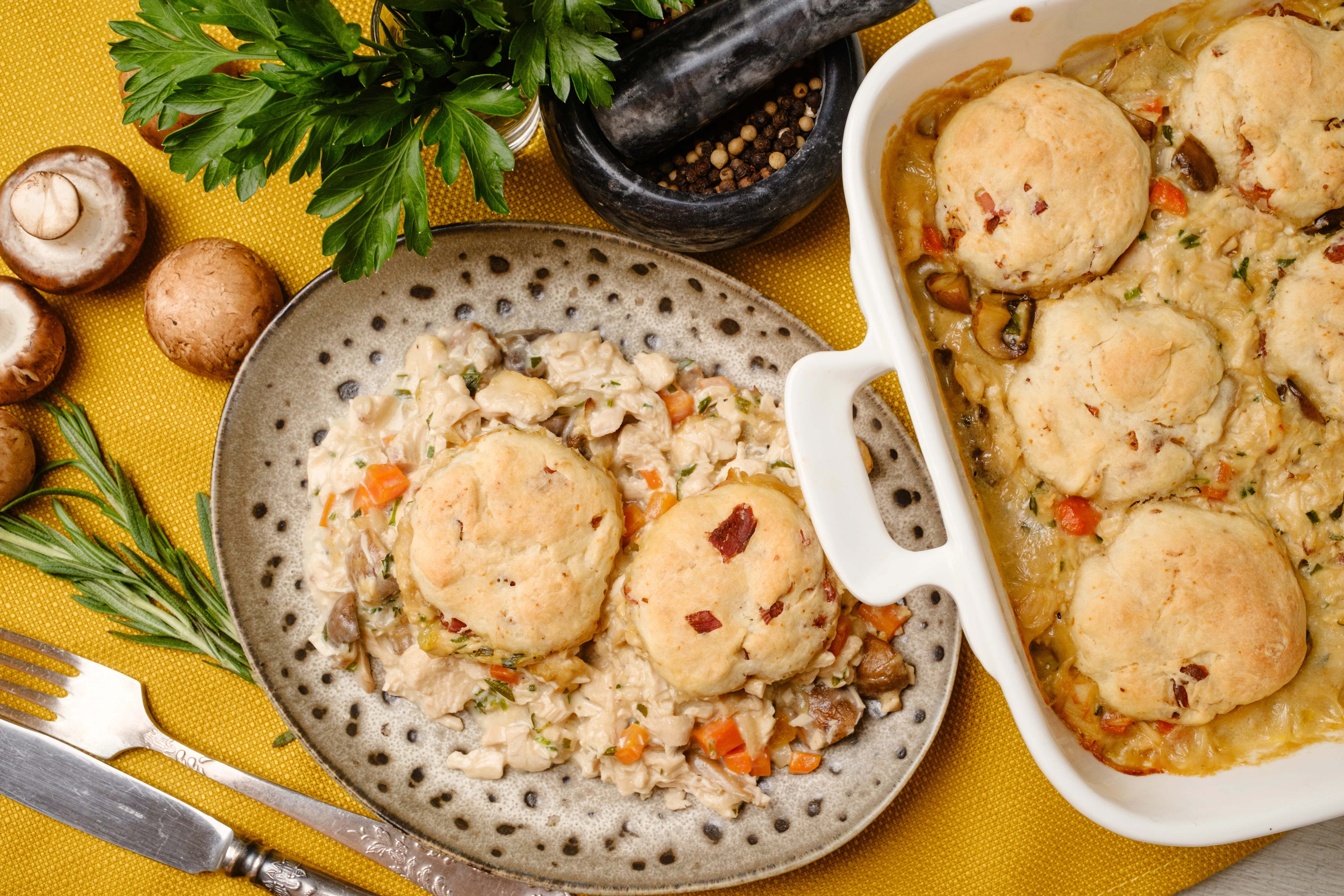 Cozy Chicken Biscuit Bake | Command Cooking