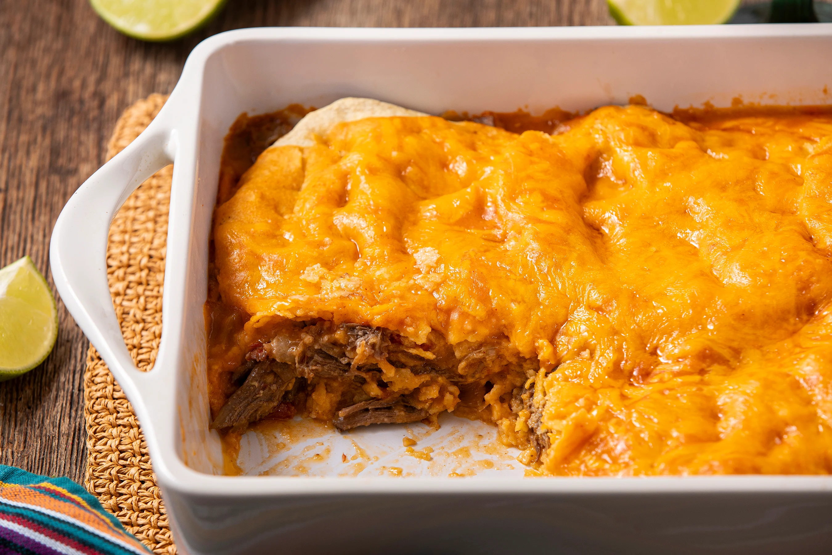 Easy Beef Enchilada Bake | Holy Recipe