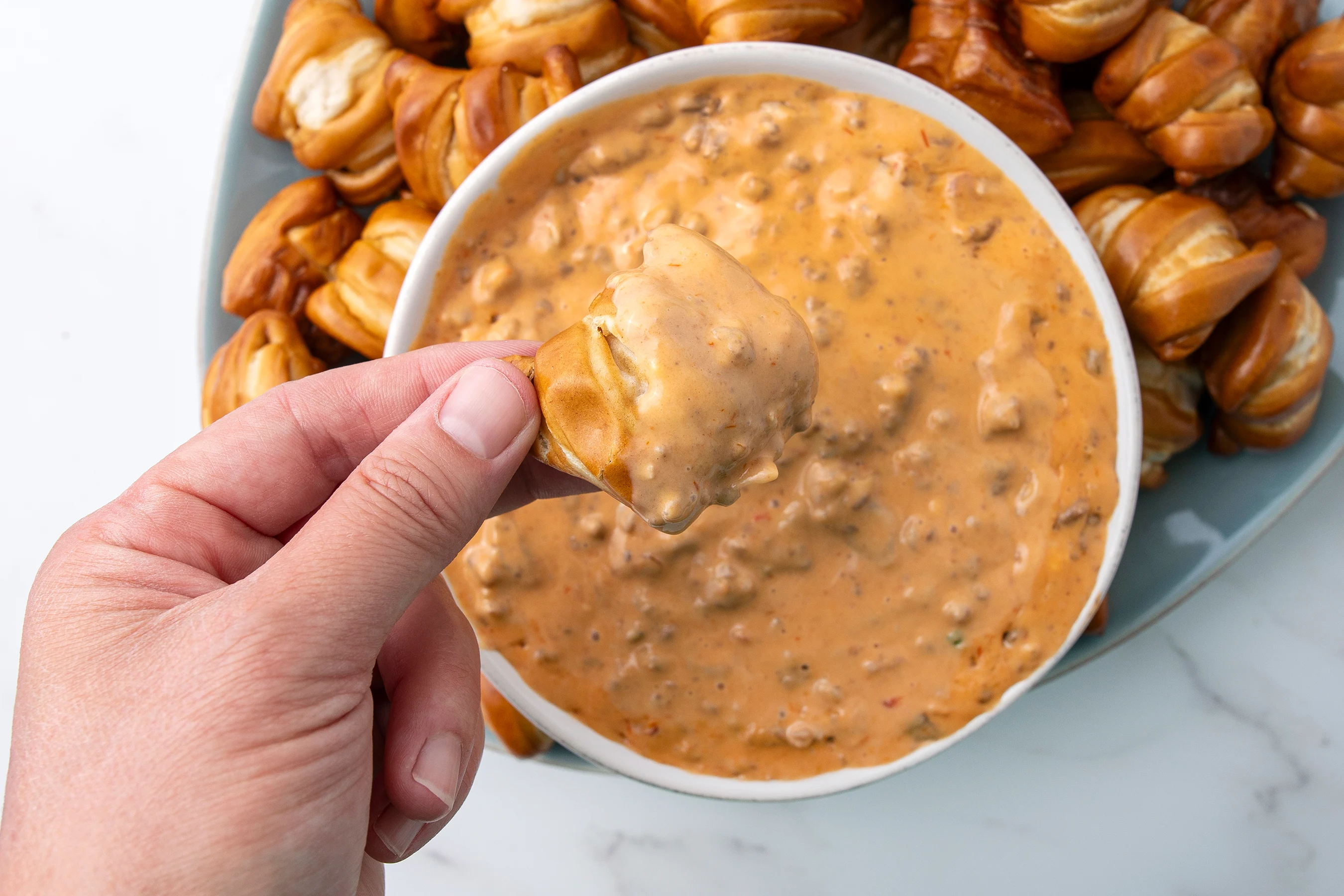 Creamy Cheeseburger Dip | Holy Recipe