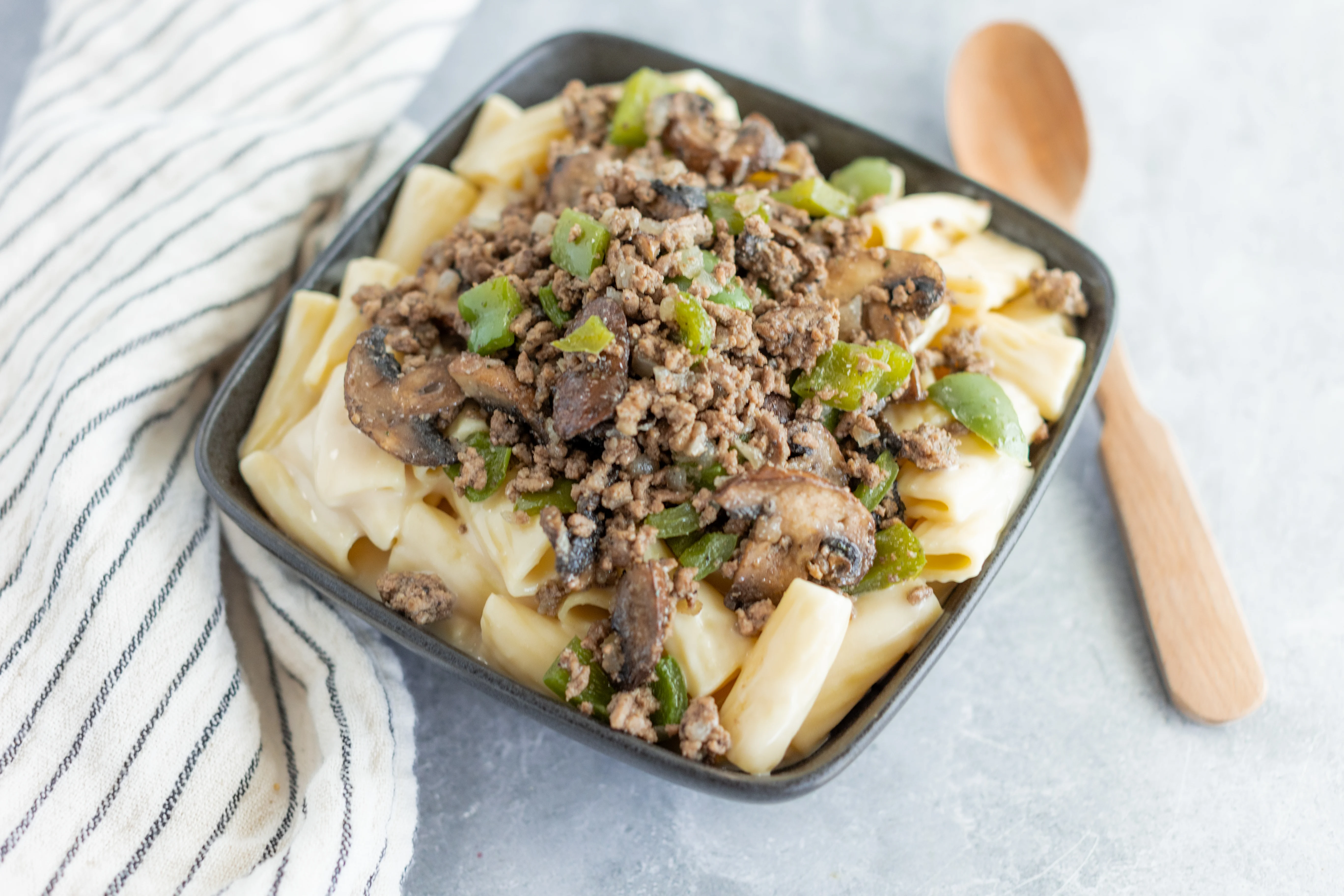 Cheesesteak Pasta | Holy Recipe