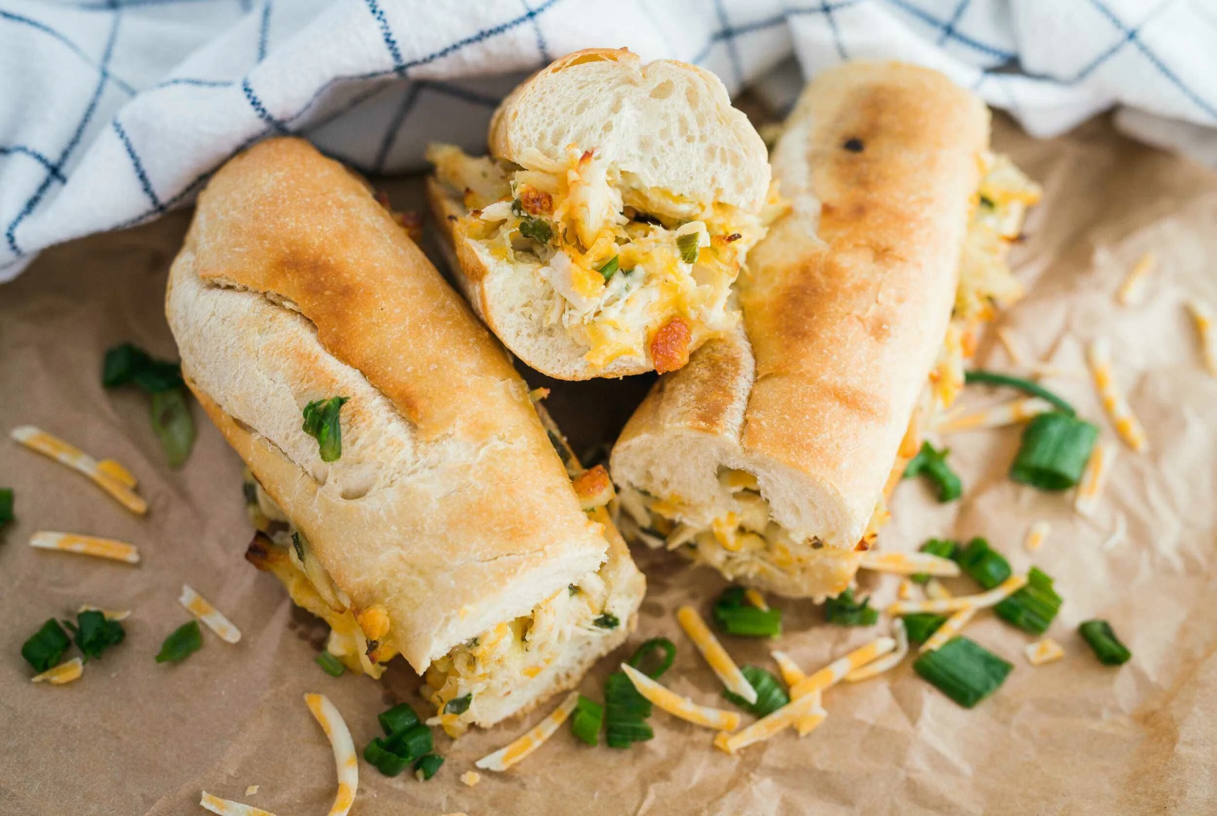Chicken-Stuffed French Bread | Big Recipe