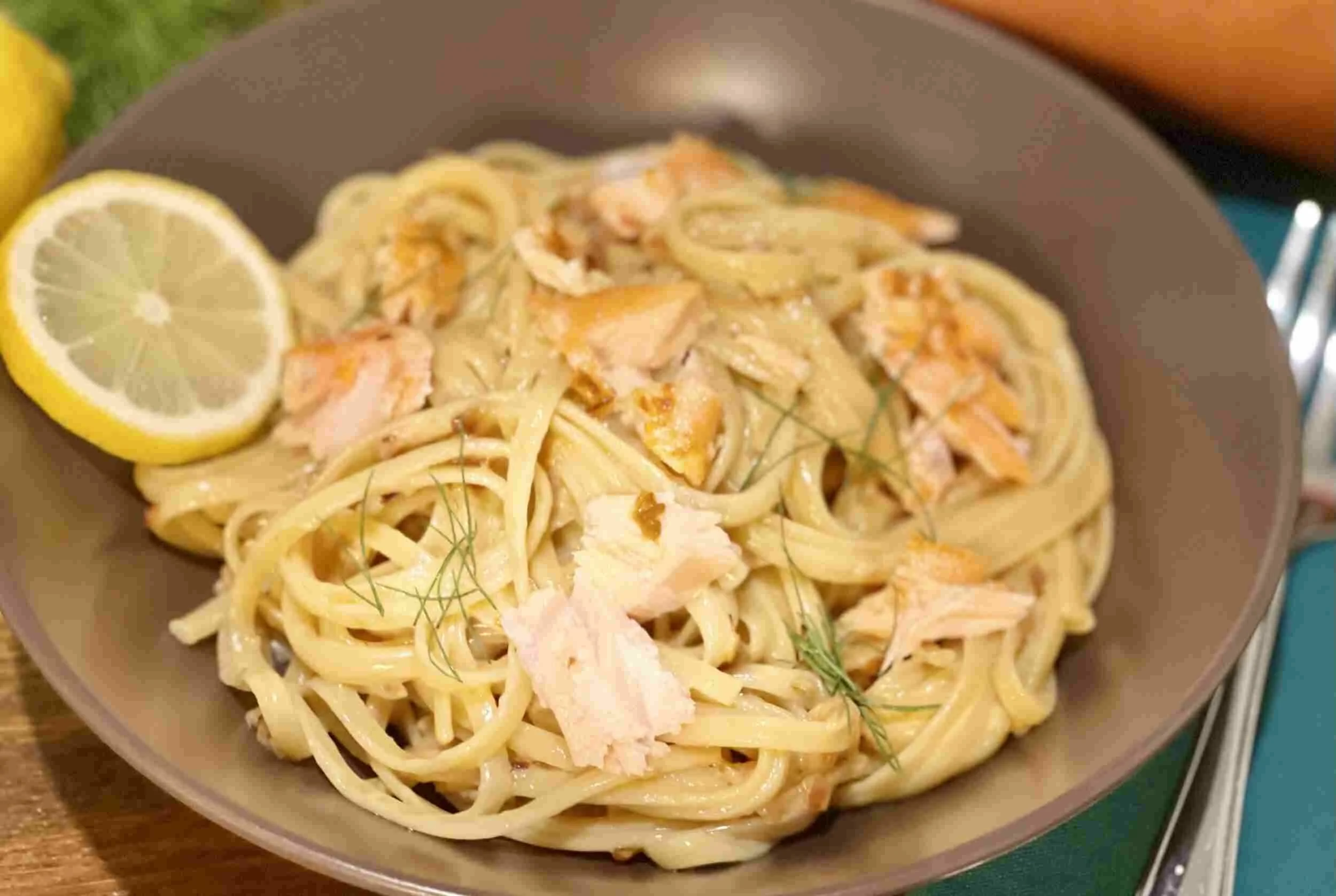 Lemon Fennel & Salmon Pasta | Mama's Cooking