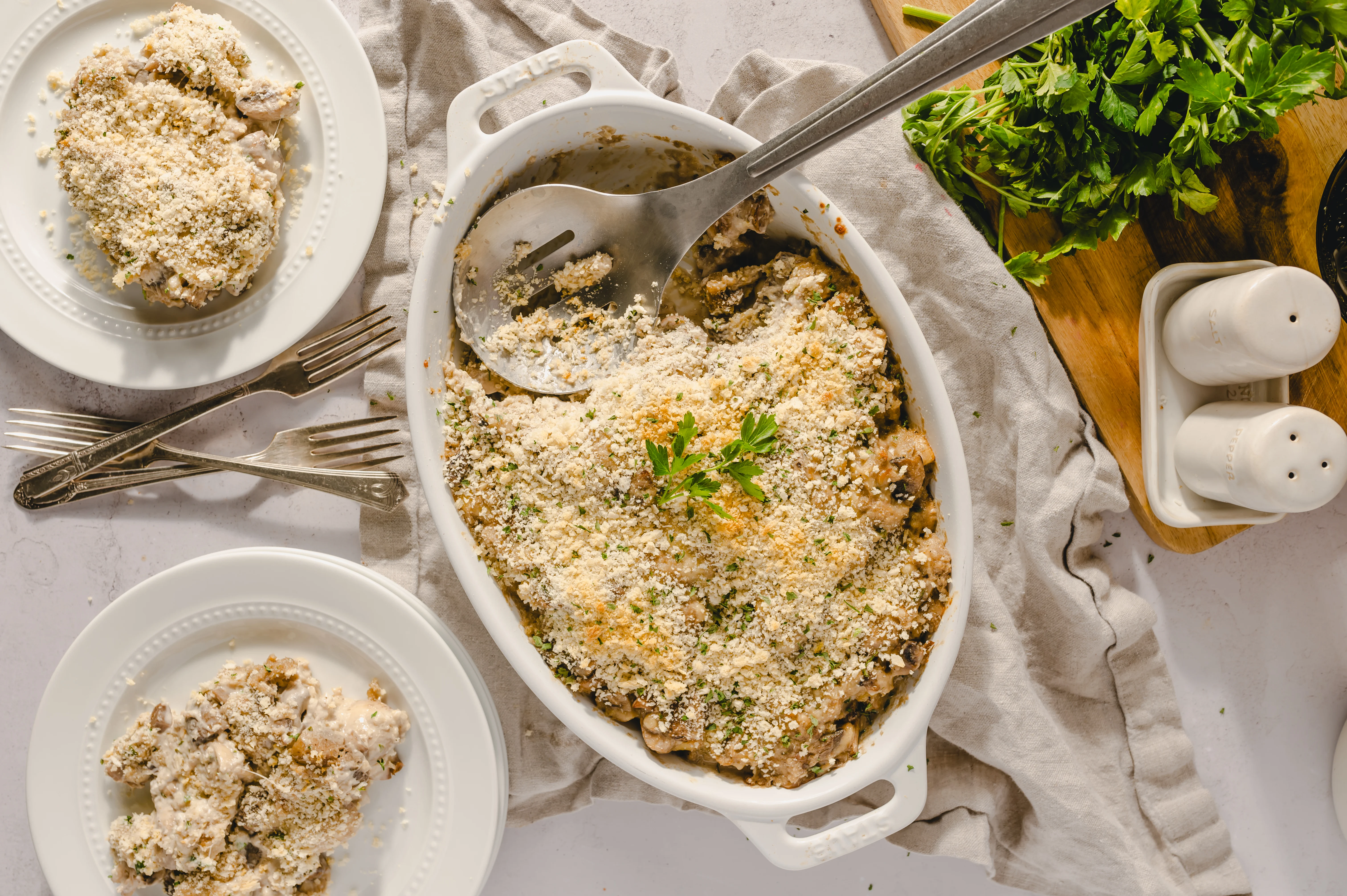 Unstuffed Mushroom Casserole | Command Cooking