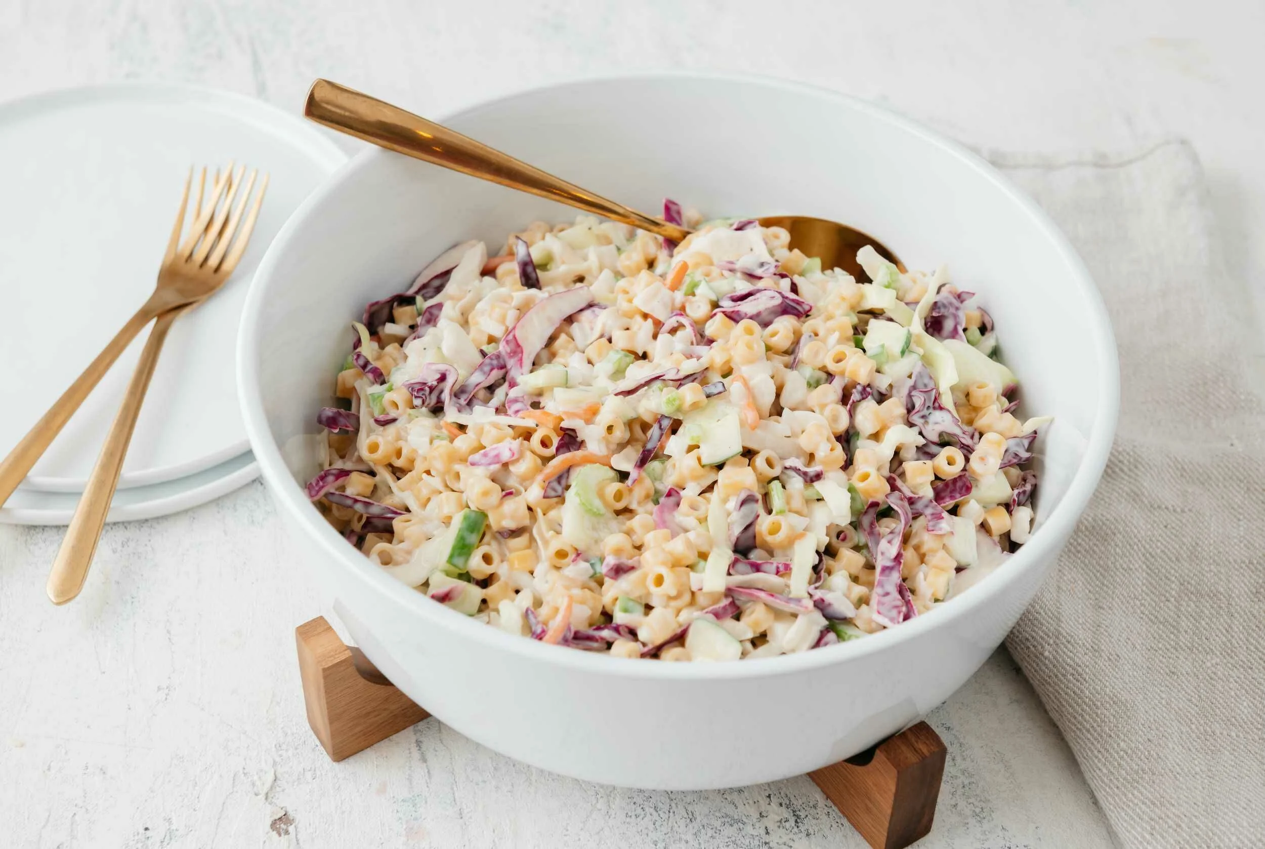 Macaroni Coleslaw | Command Cooking
