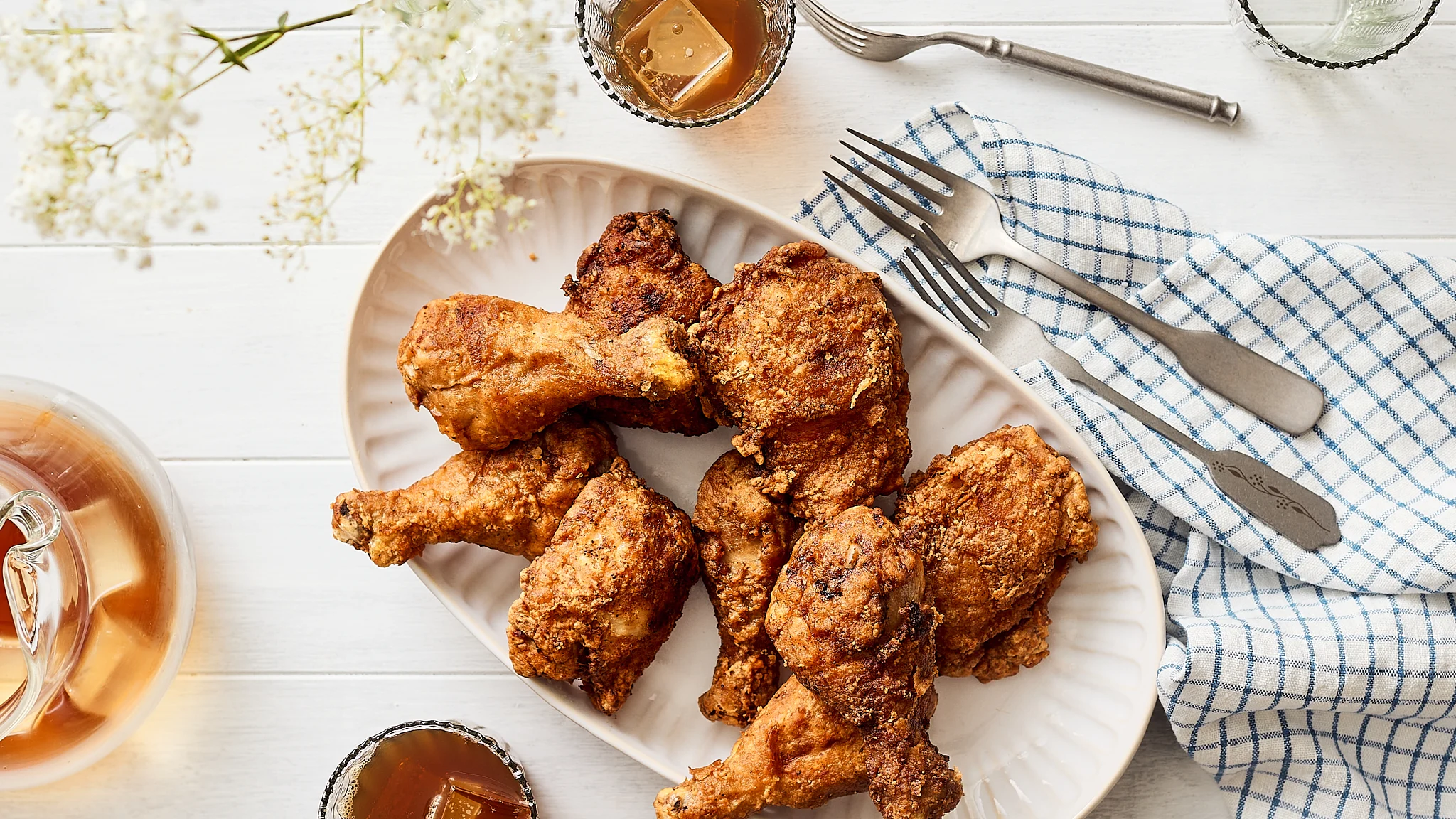 Sweet-Tea Fried Chicken | Heartland Cooking