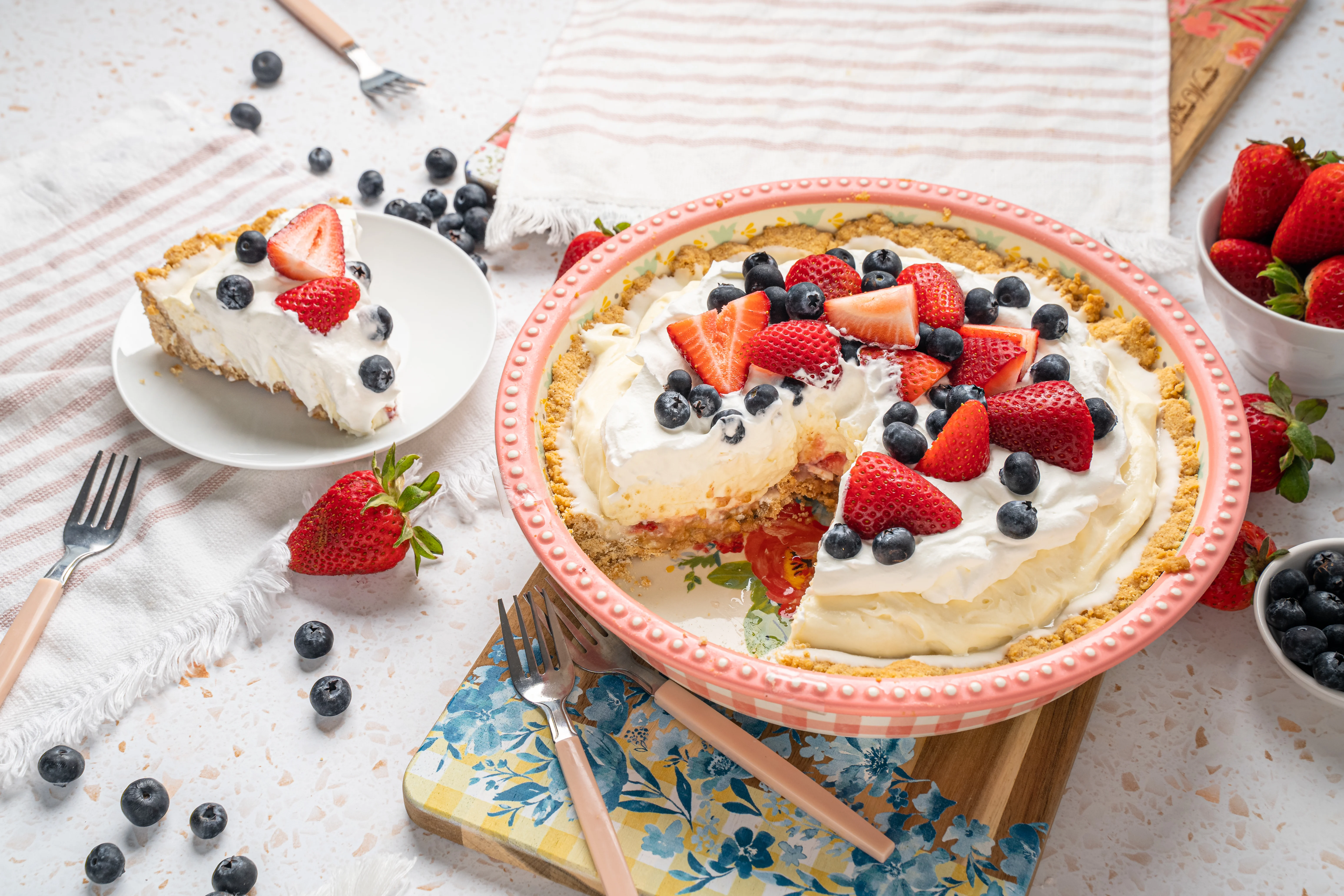 Patriotic Cream Pie | Command Cooking