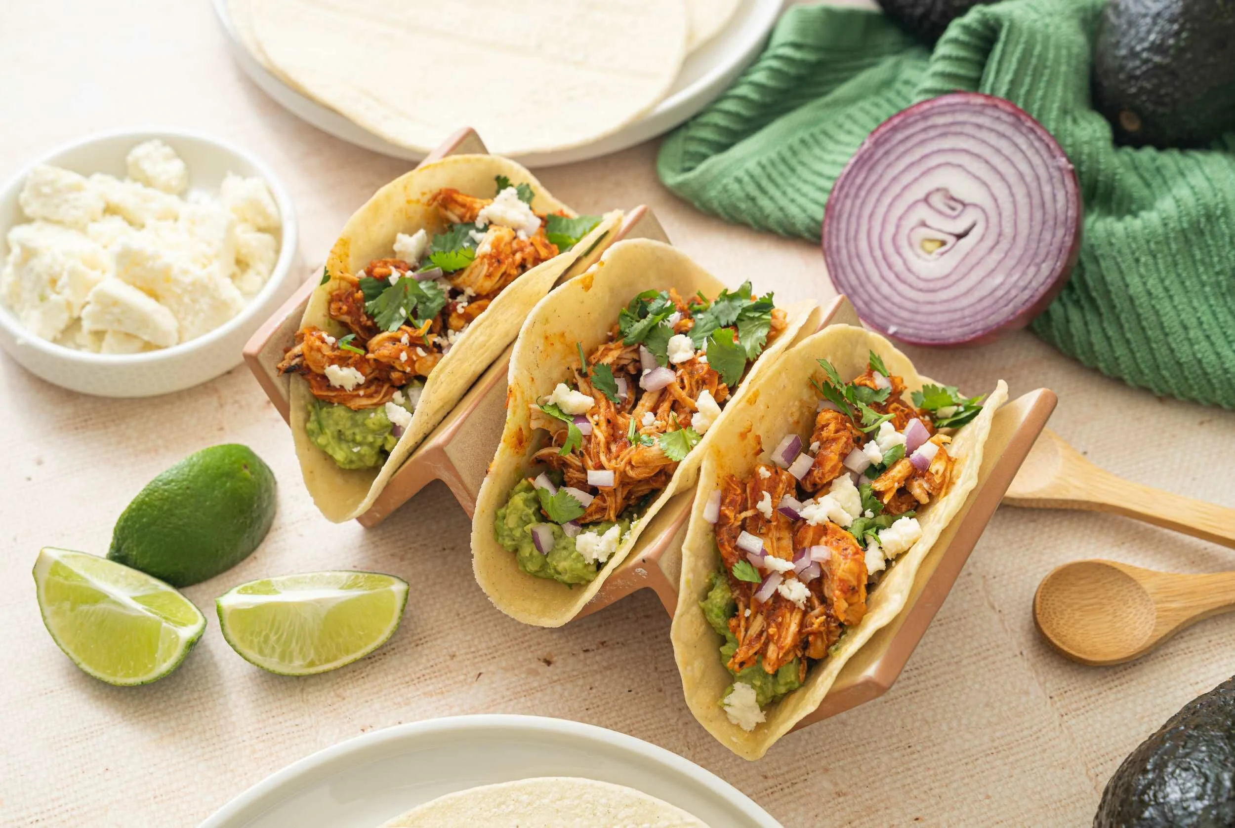 Chicken Tinga Tacos | Fussy Kitchen