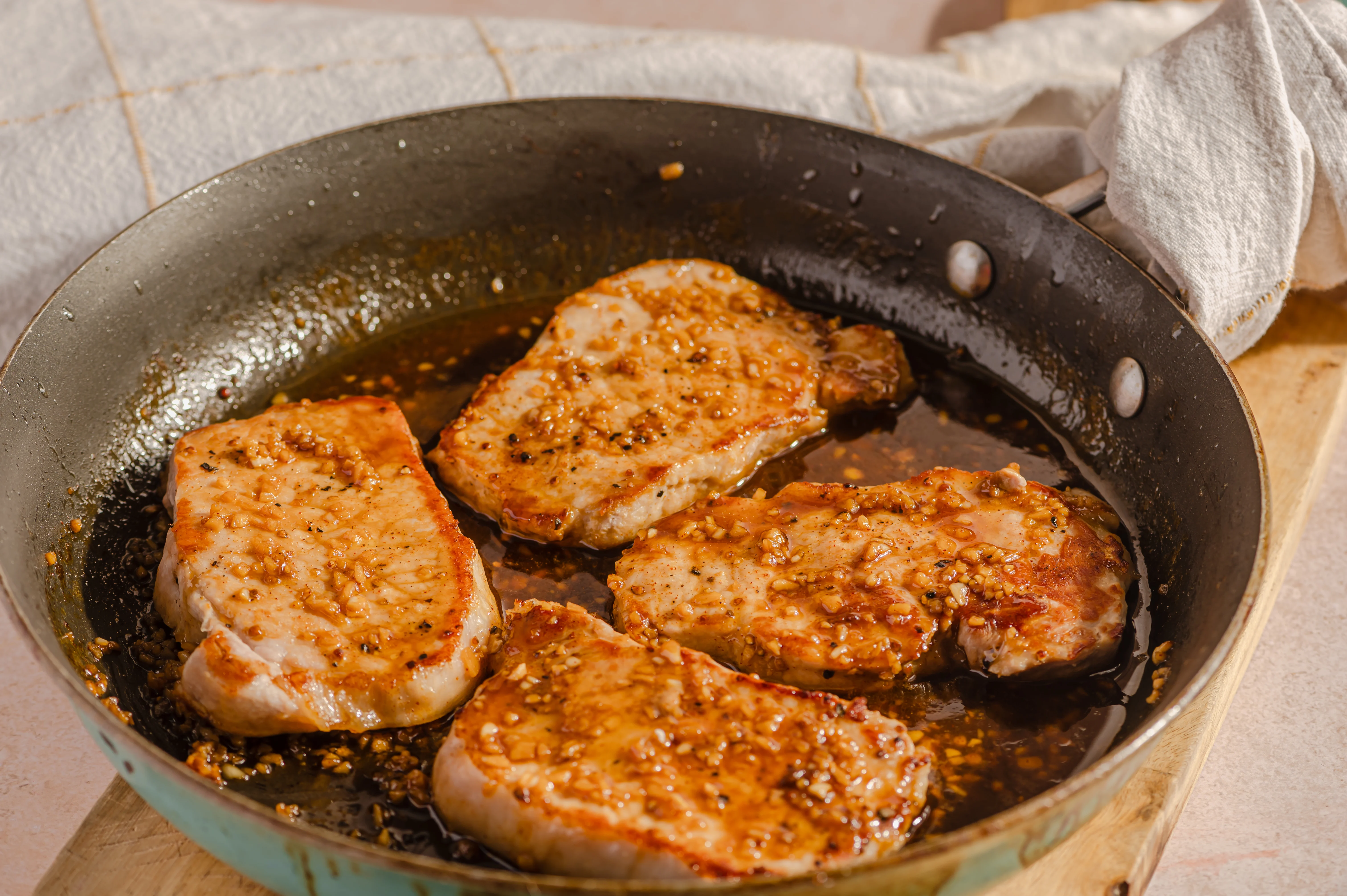 Romantic Hot Honey Pork Chops | Command Cooking