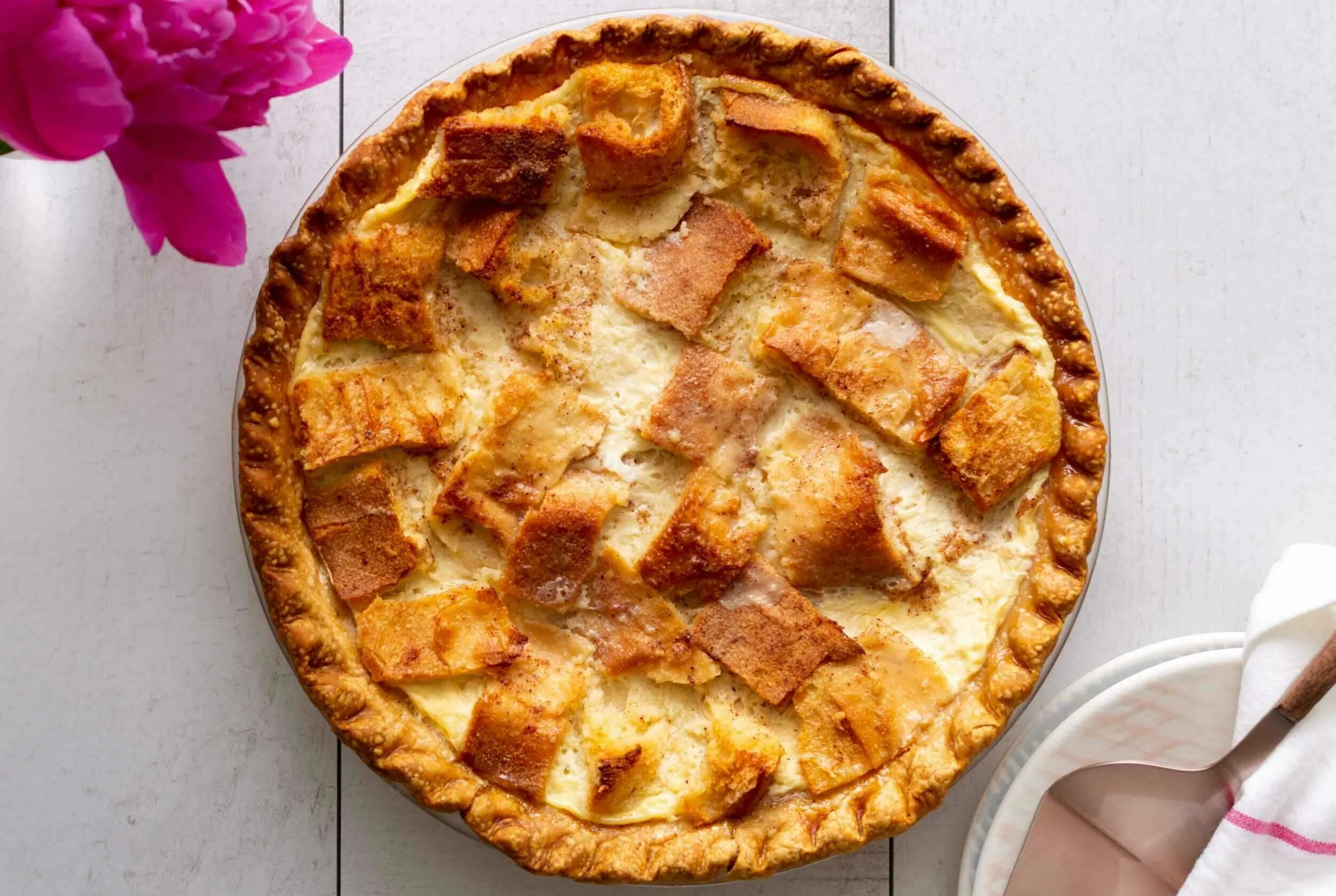 Bread Pudding Pie | Mama's Cooking