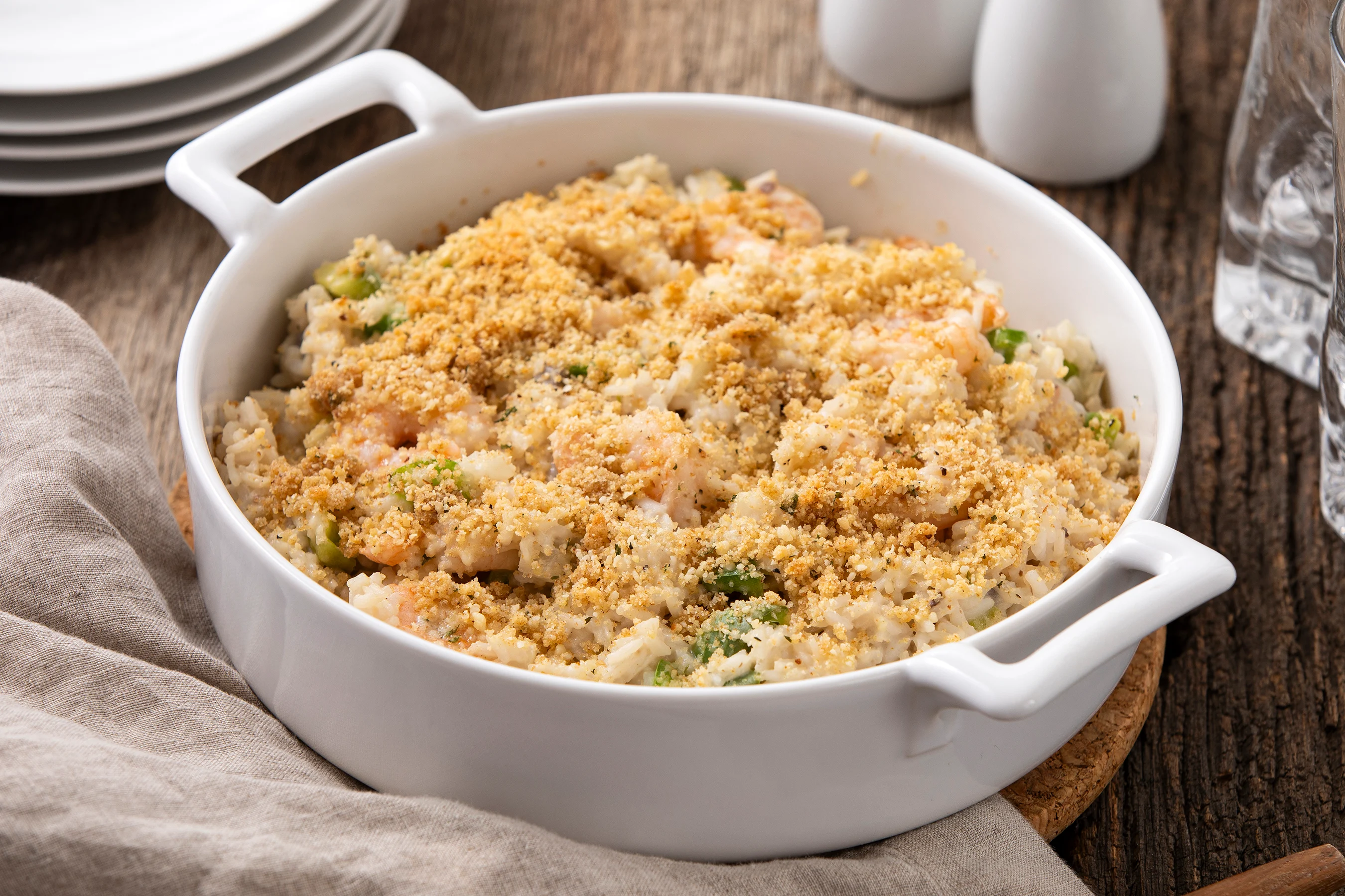 Easy Shrimp & Rice Bake | Big Recipe