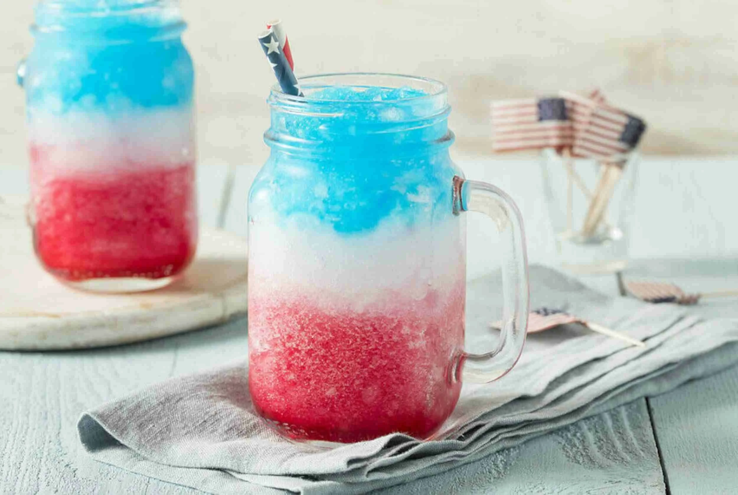 Red, White, & Booze Slush | Heartland Cooking