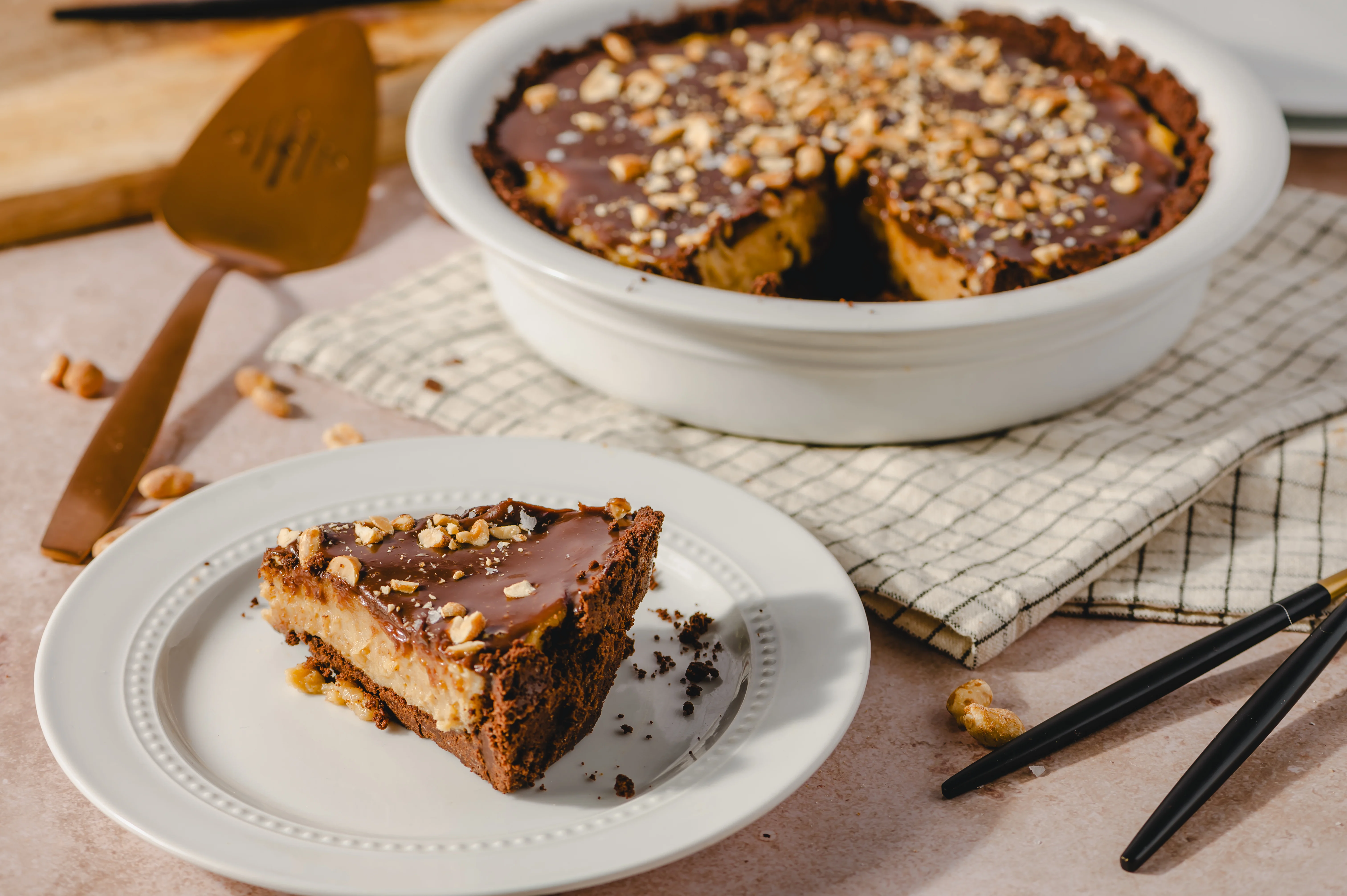 Rich Peanut Butter Pie | Command Cooking