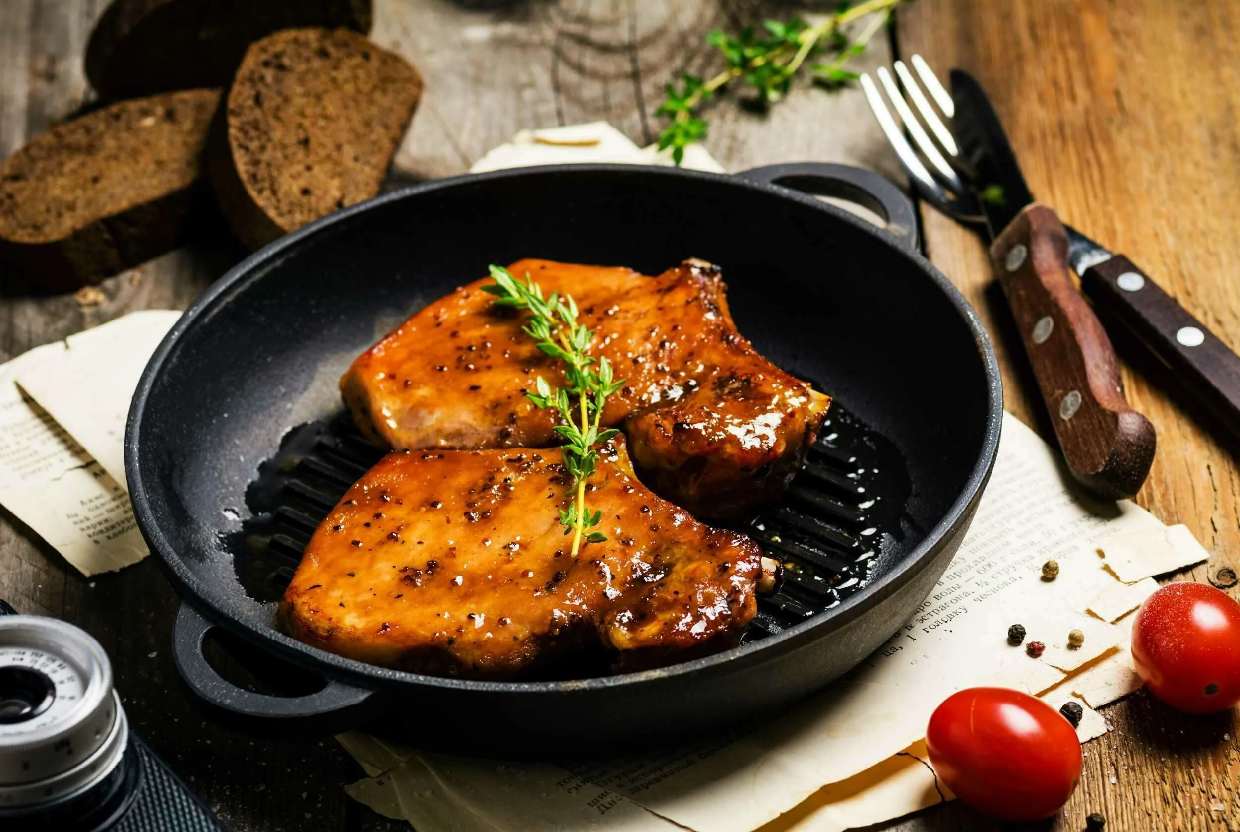 Sweet & Spicy Pork Chops | Holy Recipe