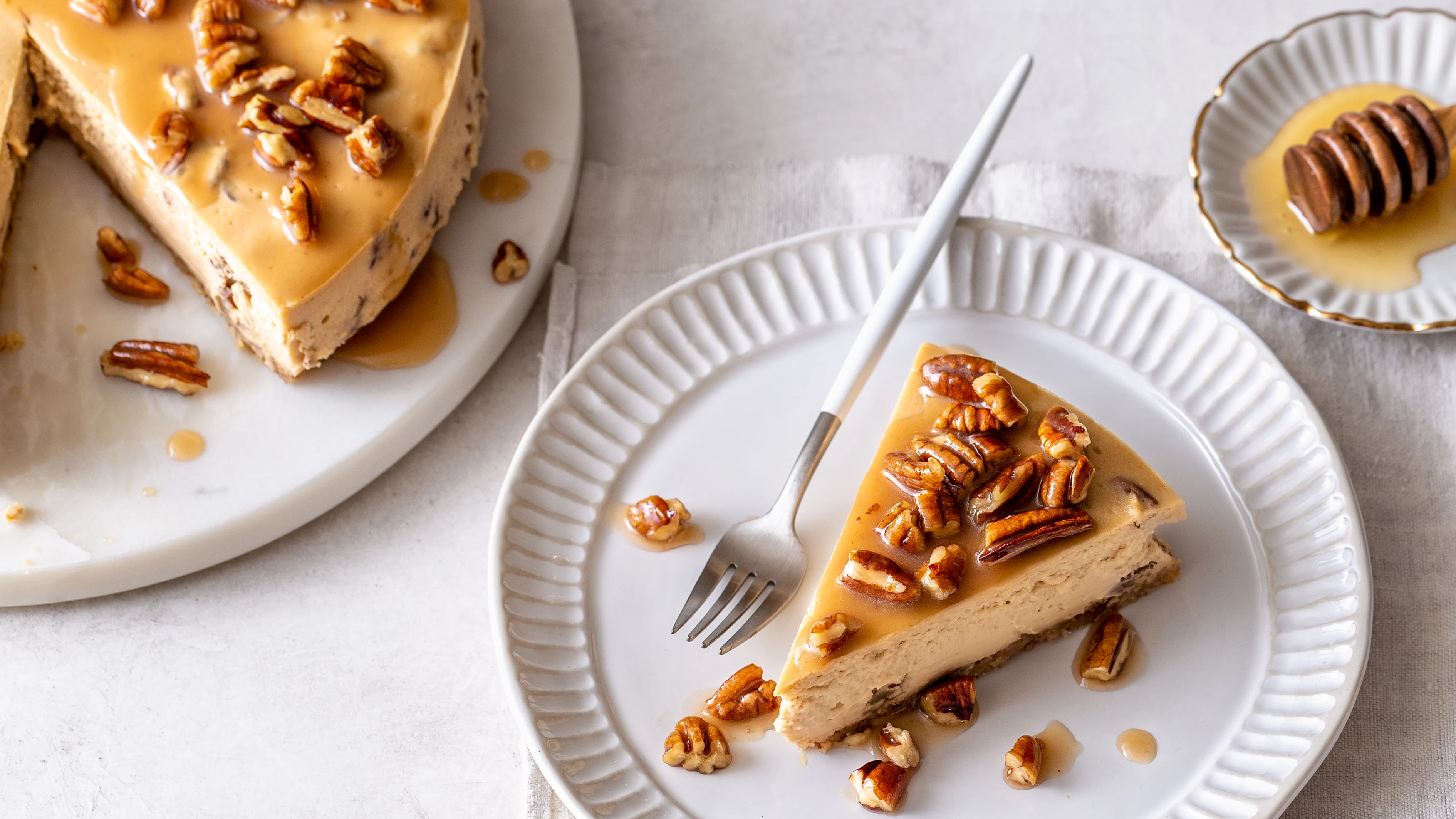 Honey Pecan Cheesecake | Command Cooking