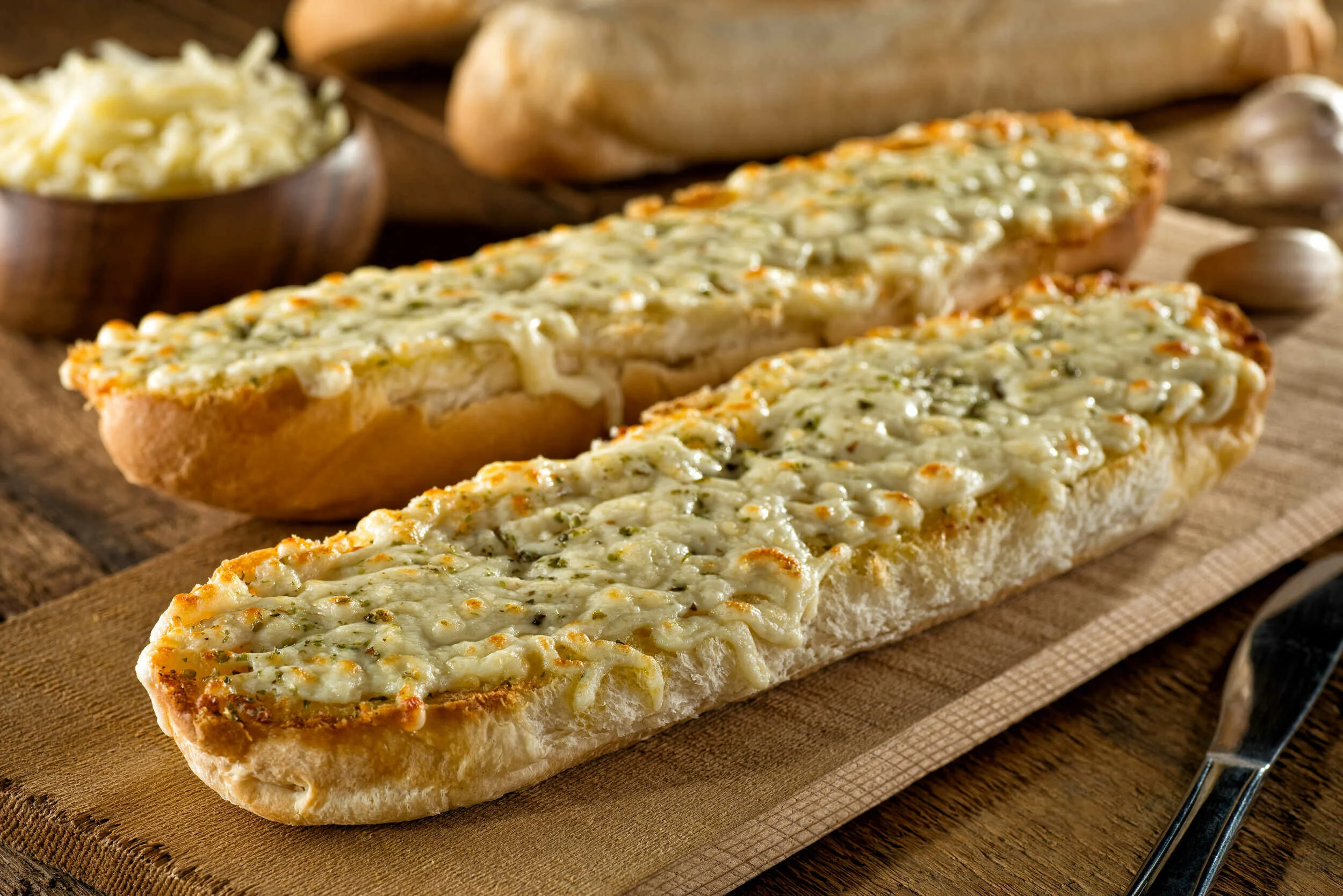 Cheesy Garlic Bread | Holy Recipe