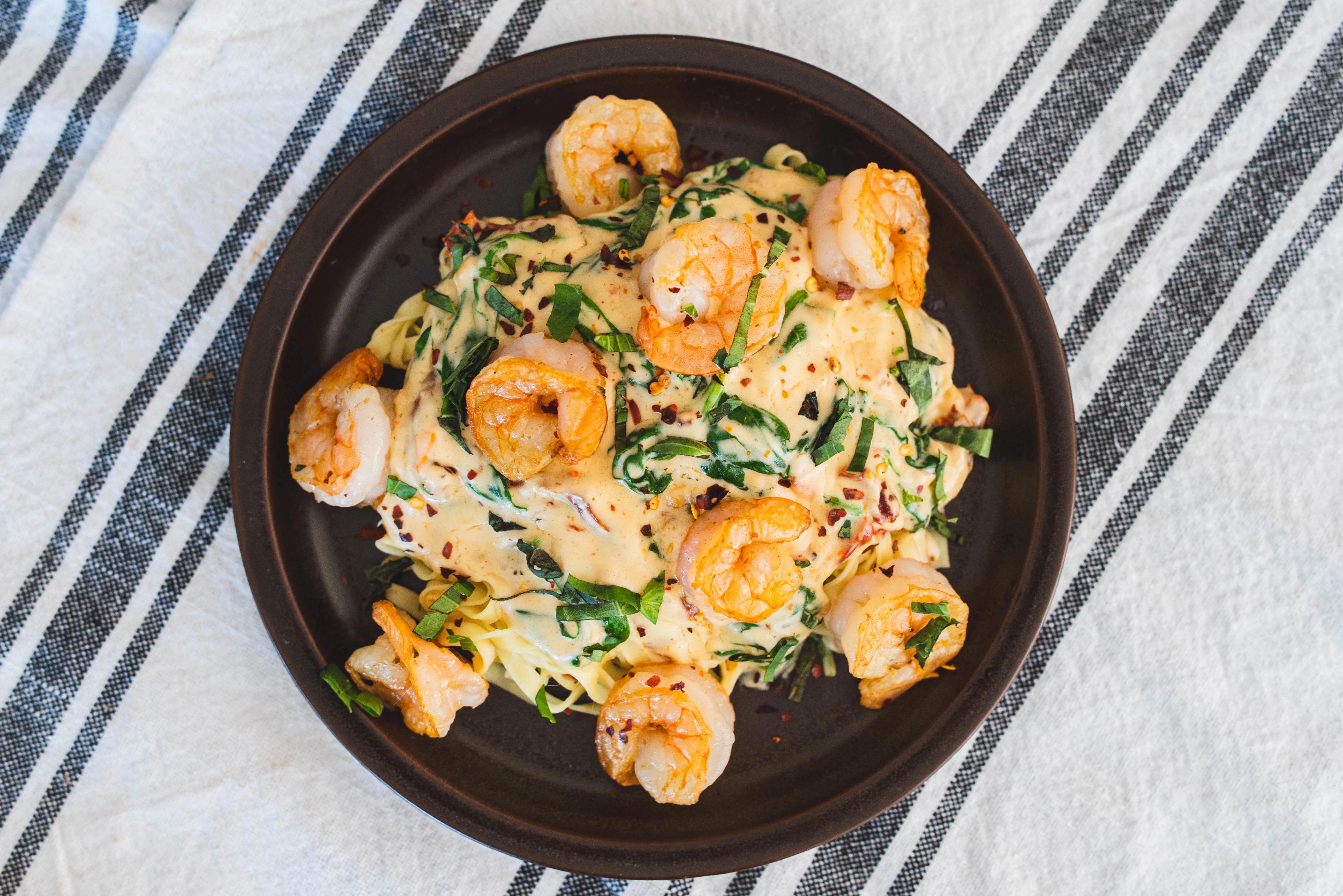 Very Creamy Tuscan Shrimp | Holy Recipe