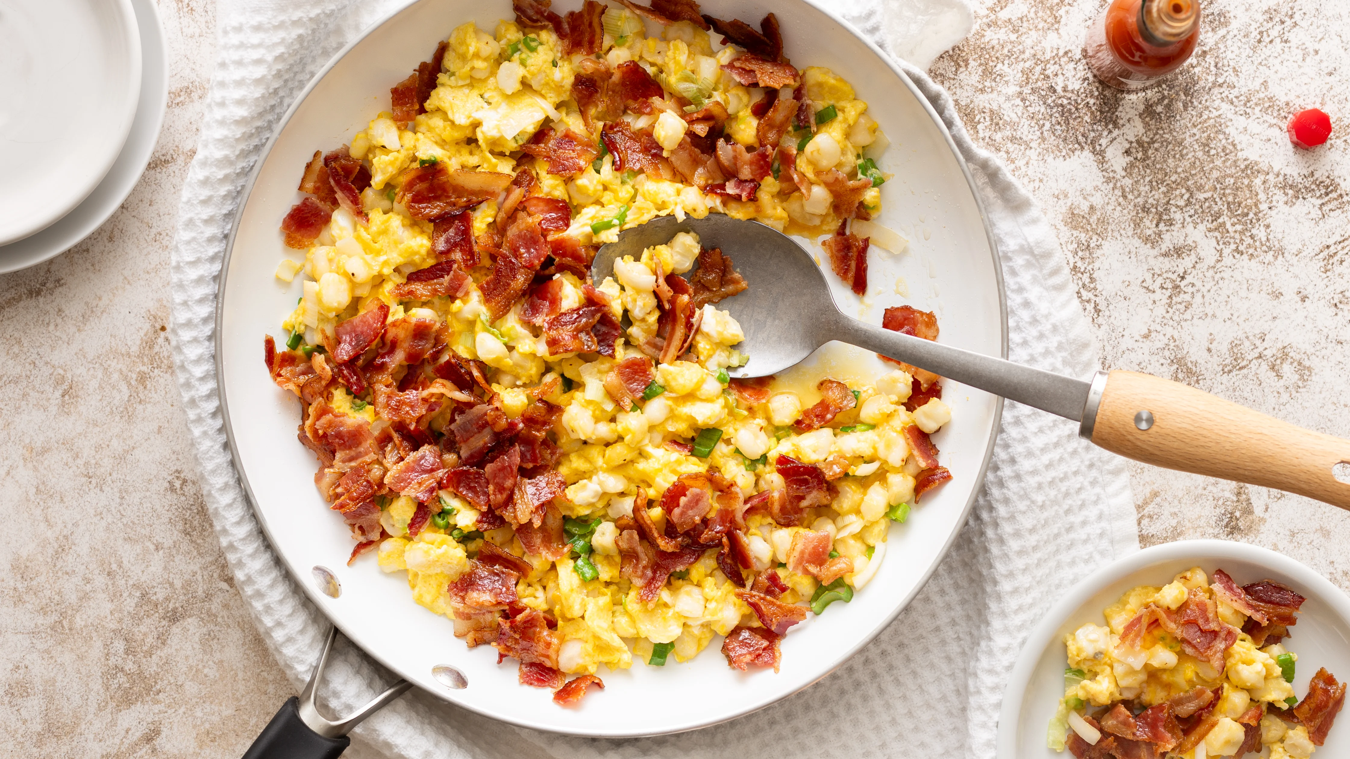 Hominy Breakfast Skillet | Command Cooking