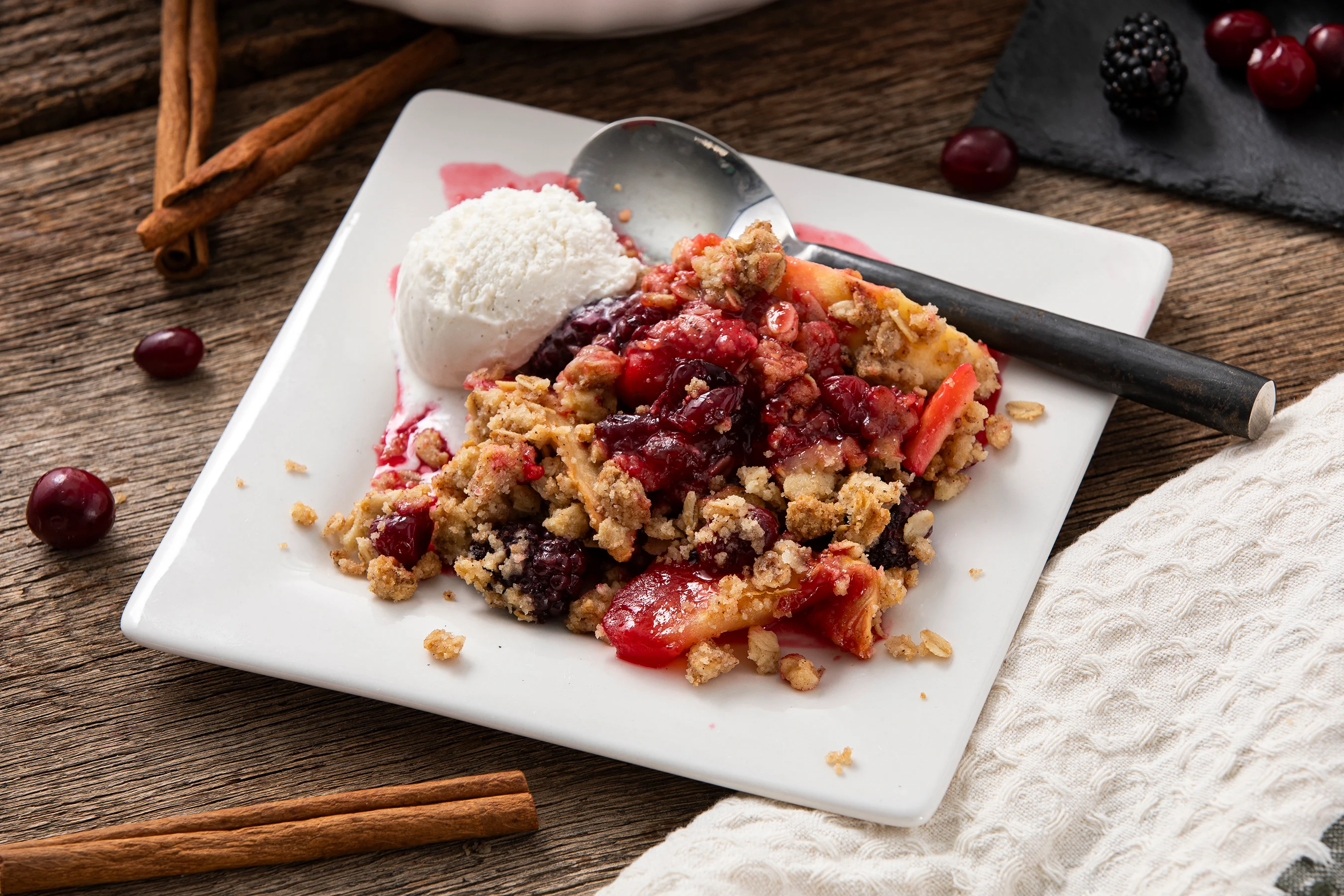 George Washington's Apple Berry Crumble | Holy Recipe