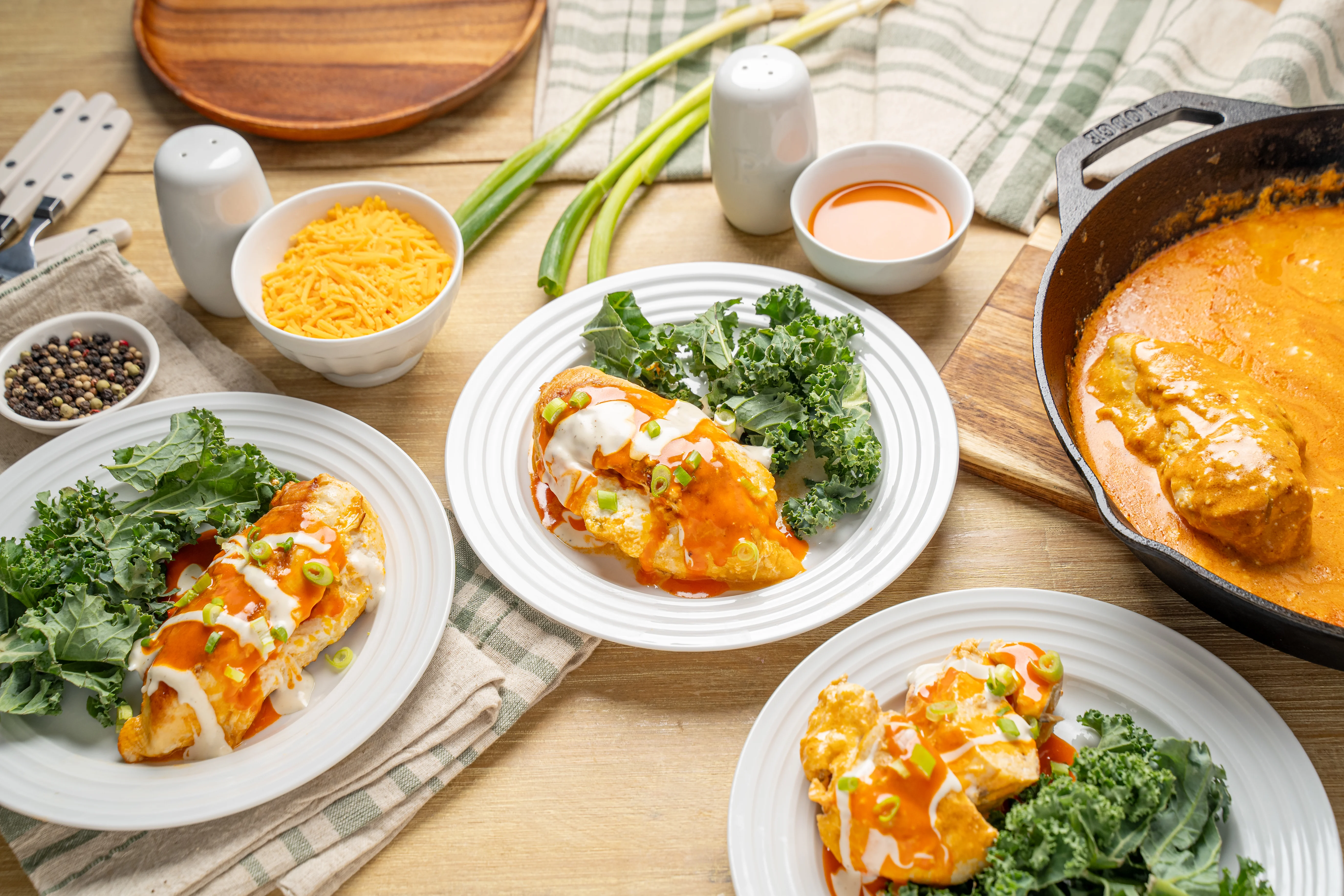 Easy Stuffed Buffalo Chicken | Fussy Kitchen