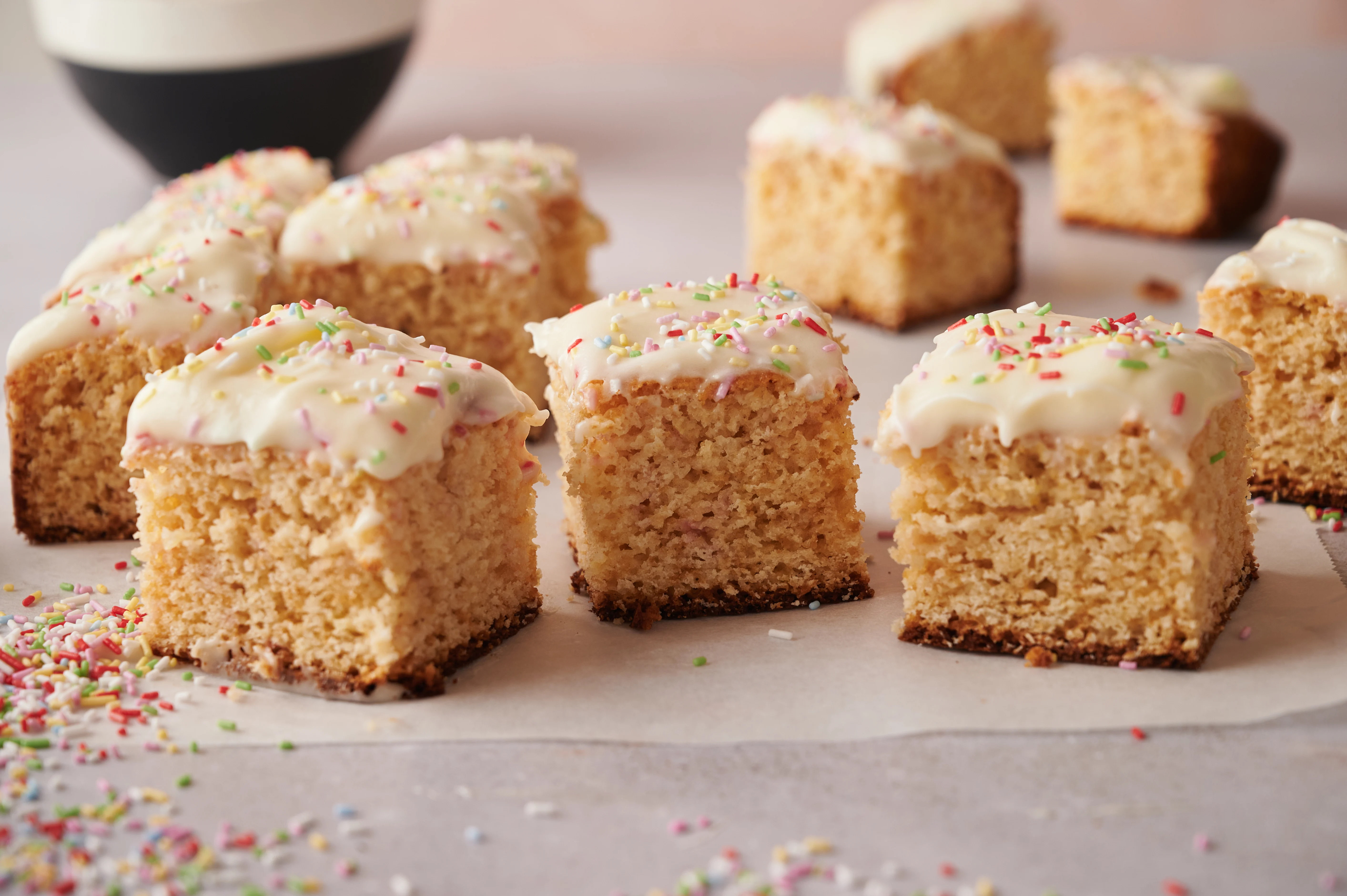 Sprinkle Sheet Cake | Mama's Cooking