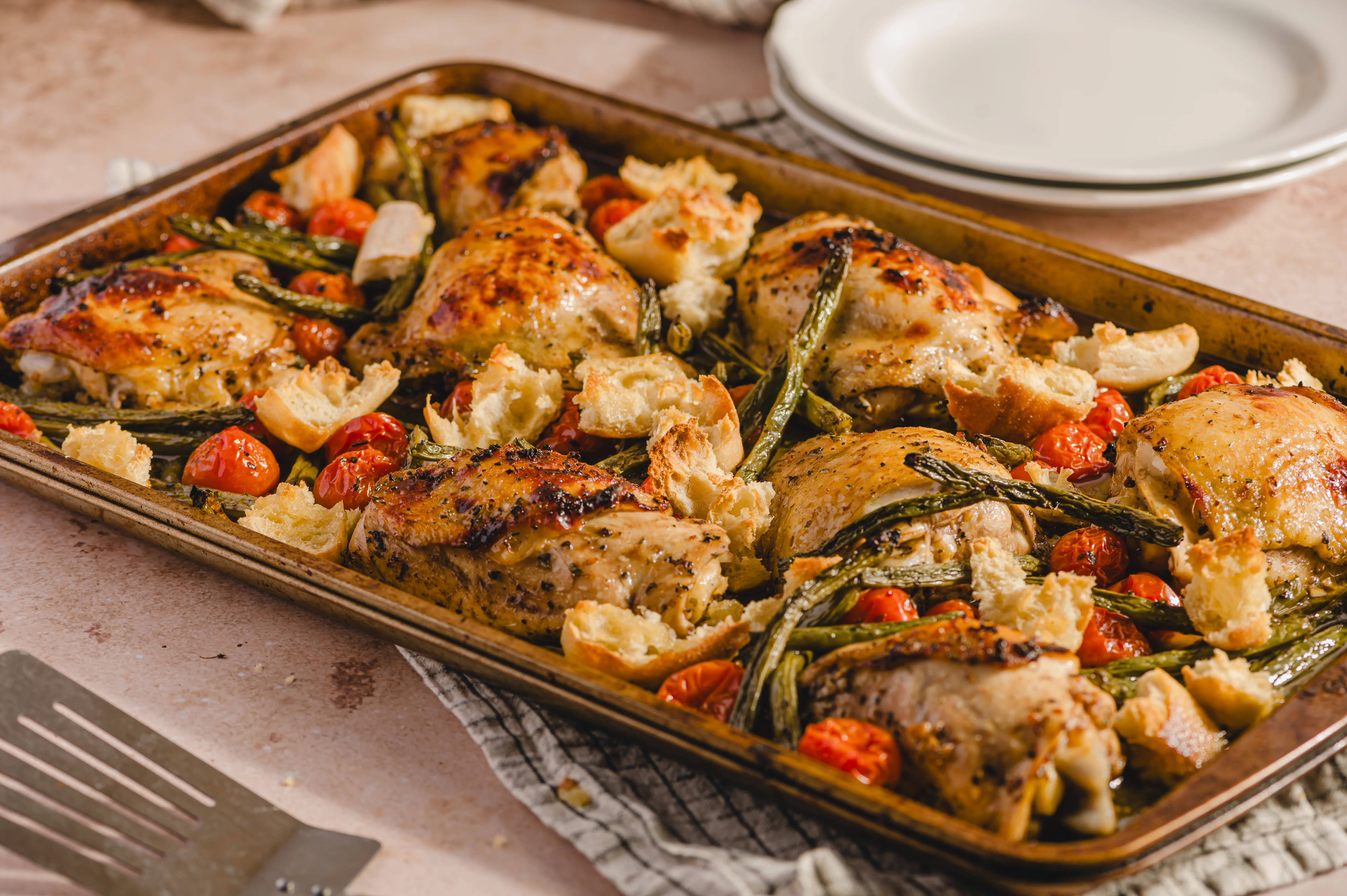 Easy Italian Chicken Sheet-Pan Dinner | Recipes Direct
