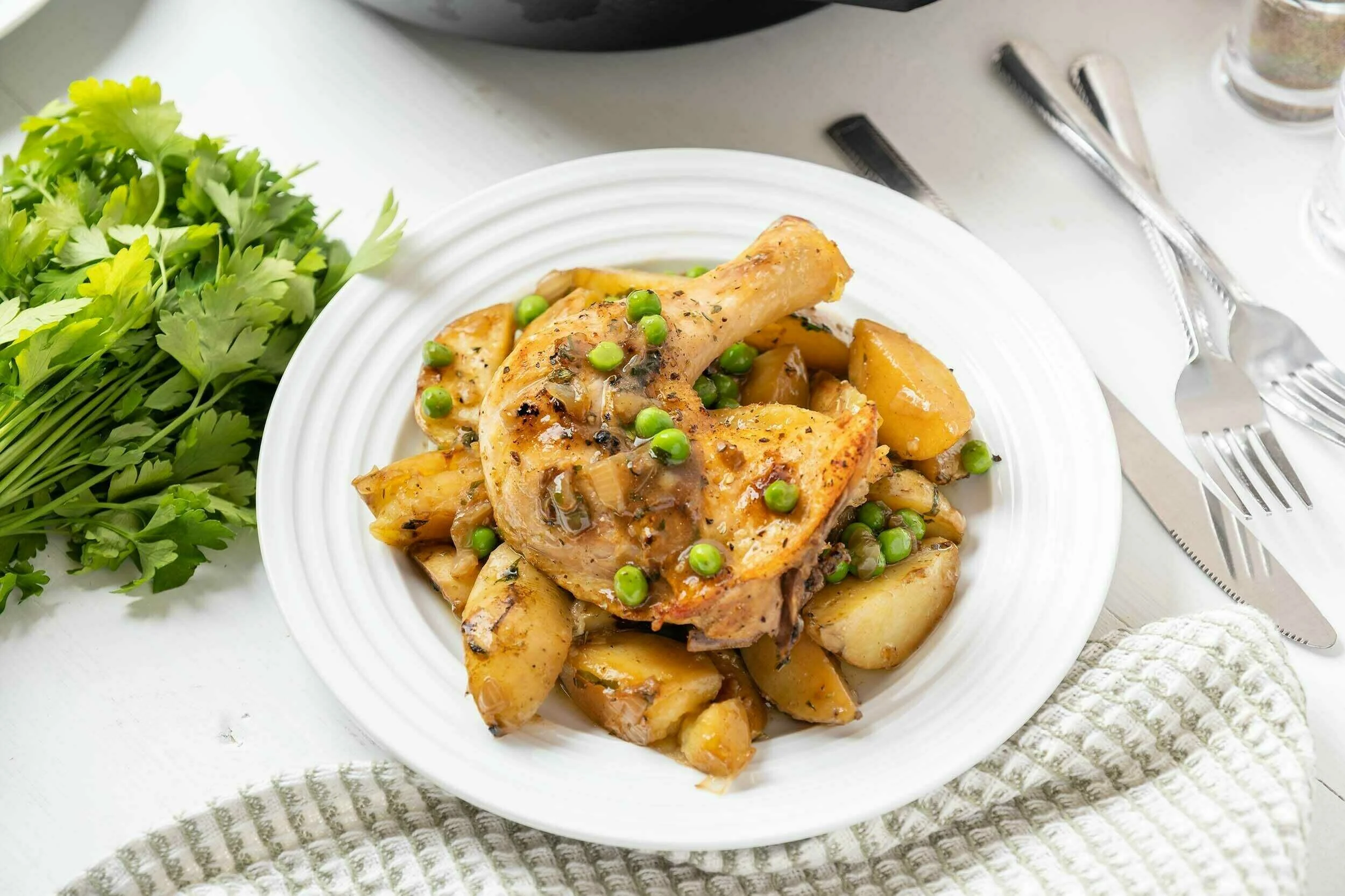 Chicago Chicken Vesuvio | Heartland Cooking