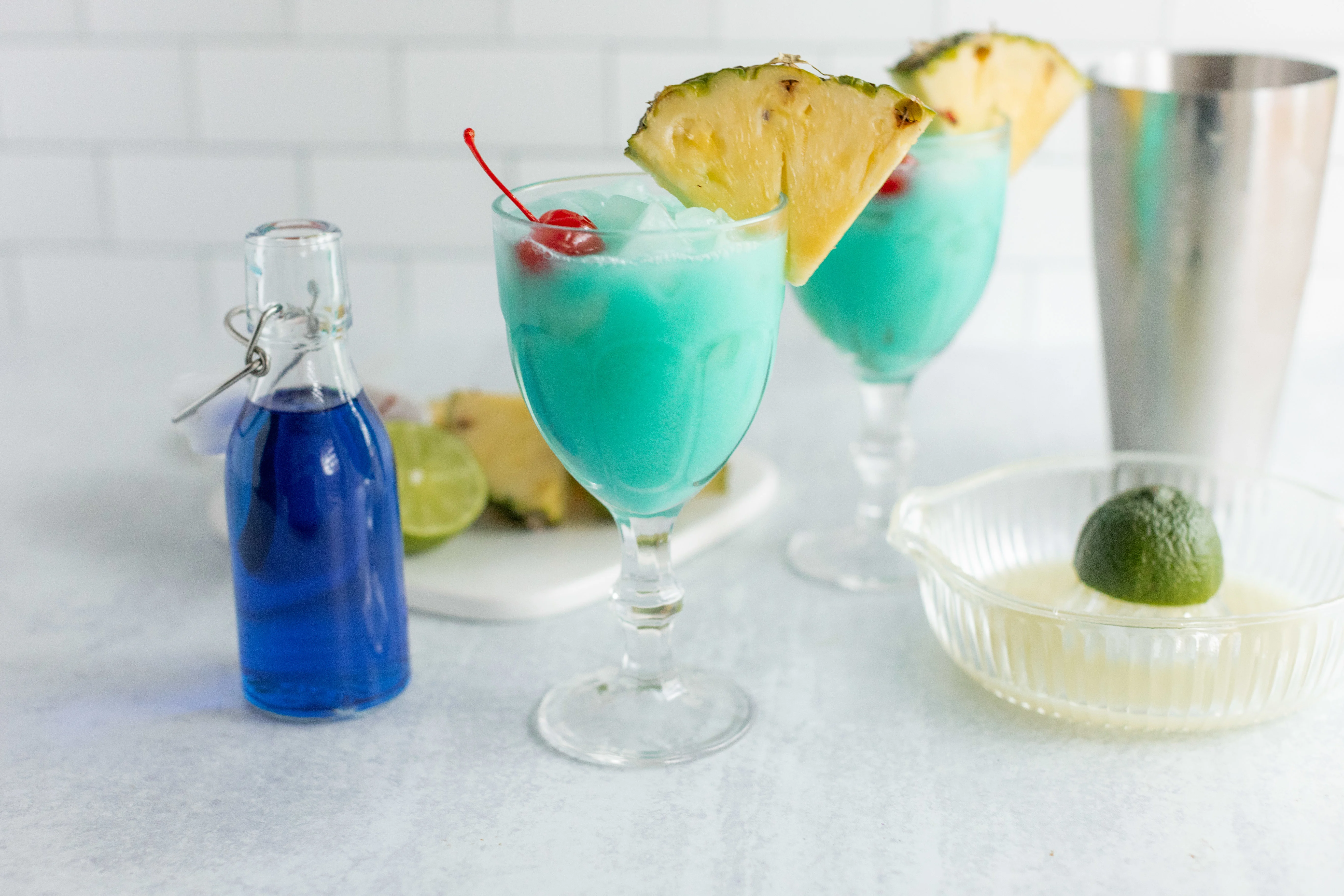 Blue Hawaiian Mocktail | Mama's Cooking