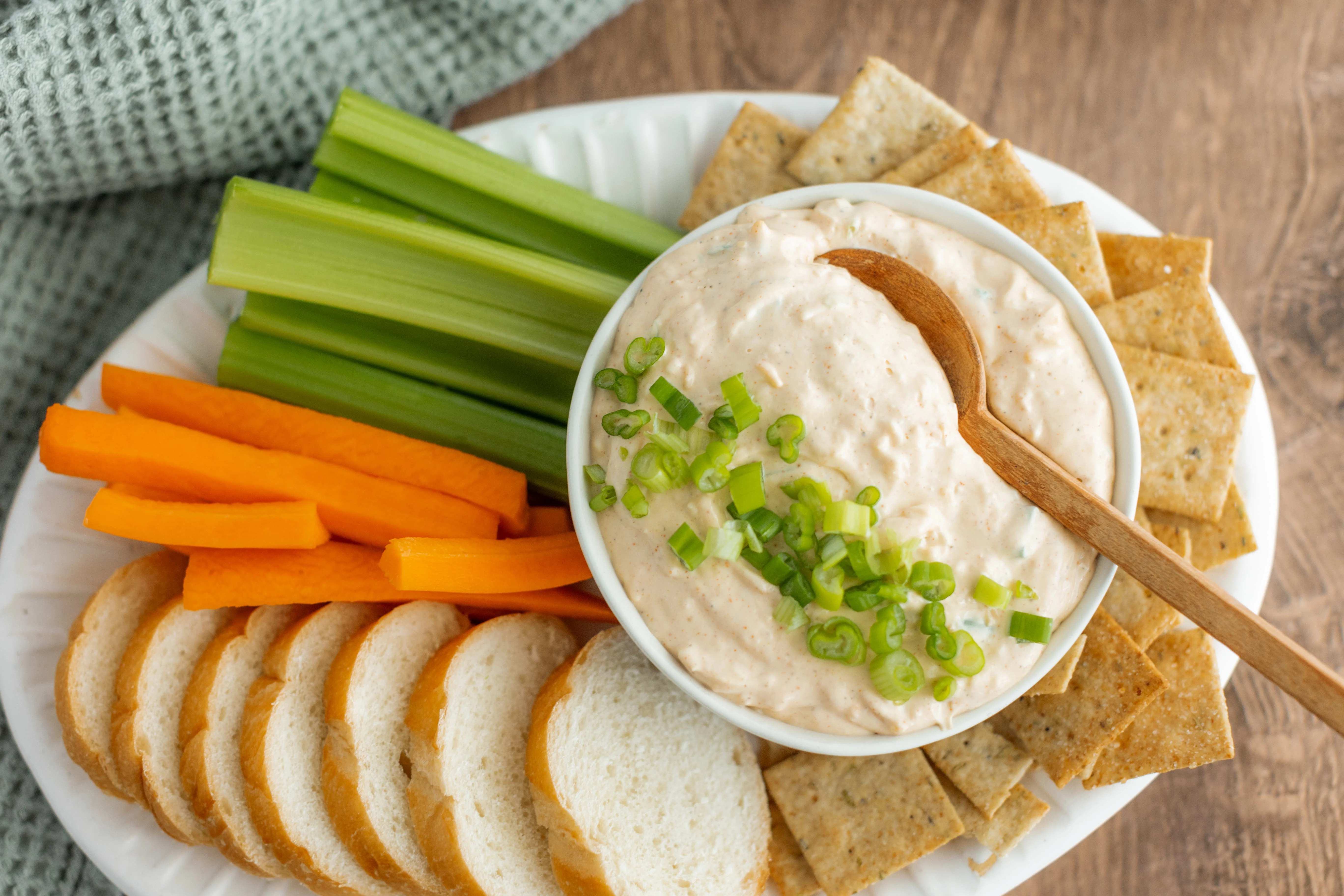 Cheddar Scallion Dip | Command Cooking