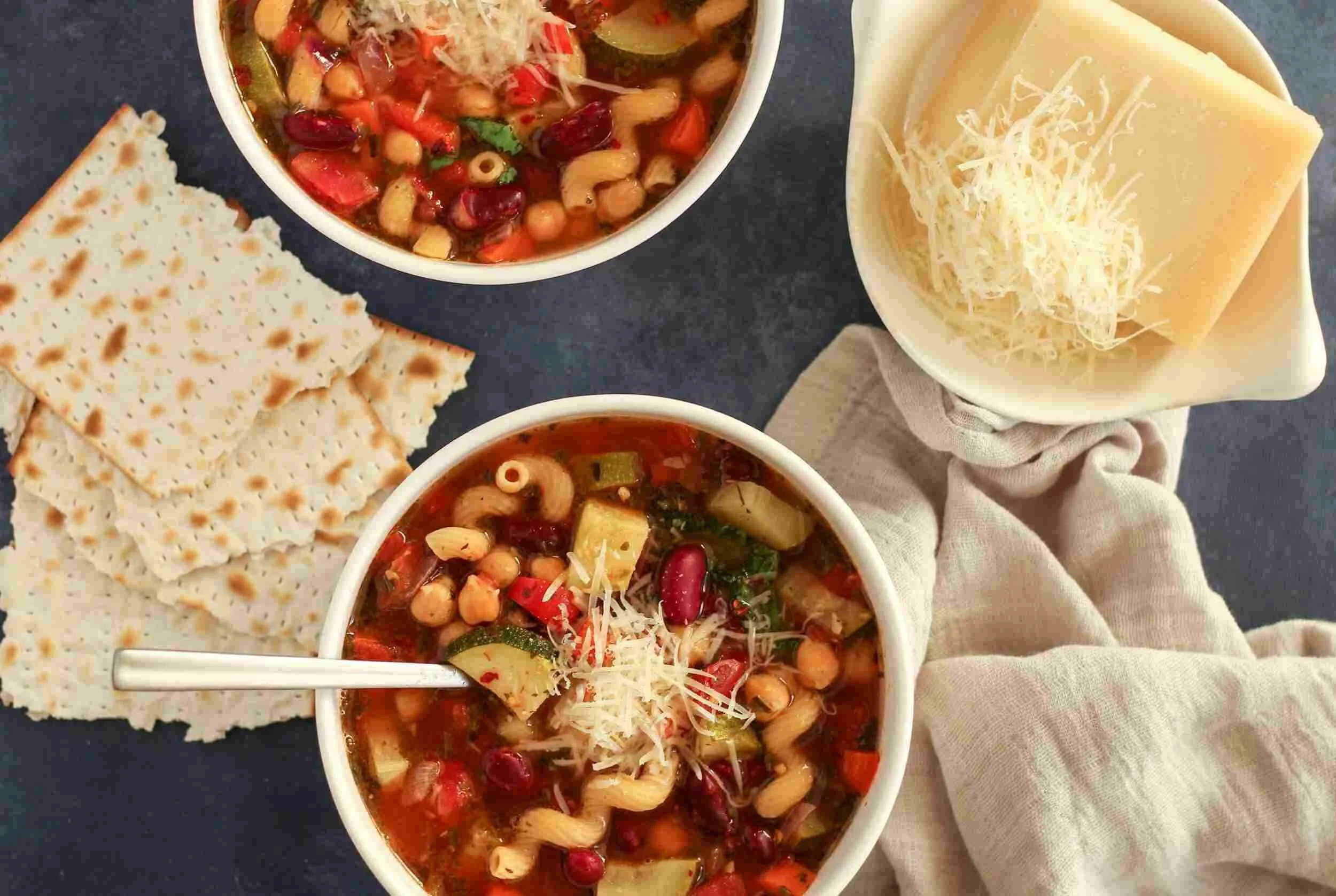 Rainbow Minestrone Soup | Command Cooking