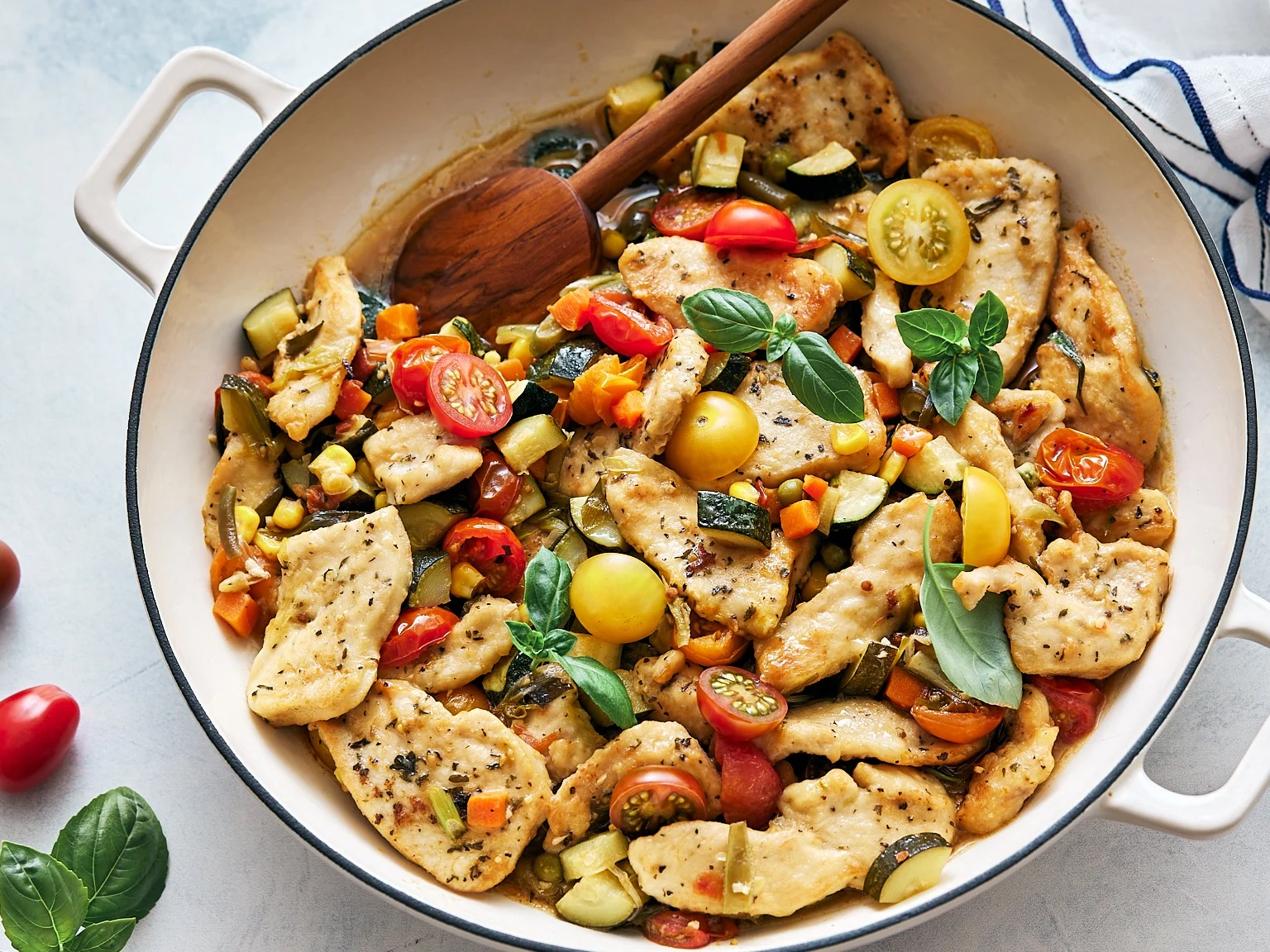 Chicken Primavera Skillet | Holy Recipe