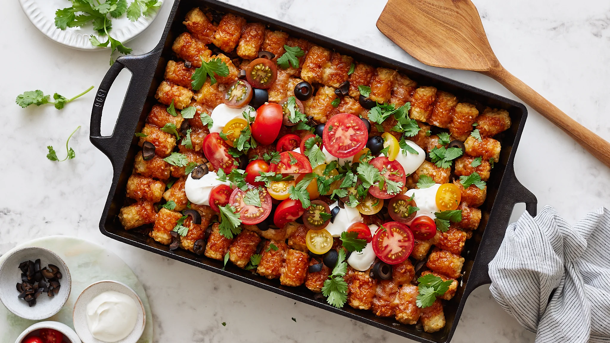 Fiesta Tater Tot Bake | Command Cooking