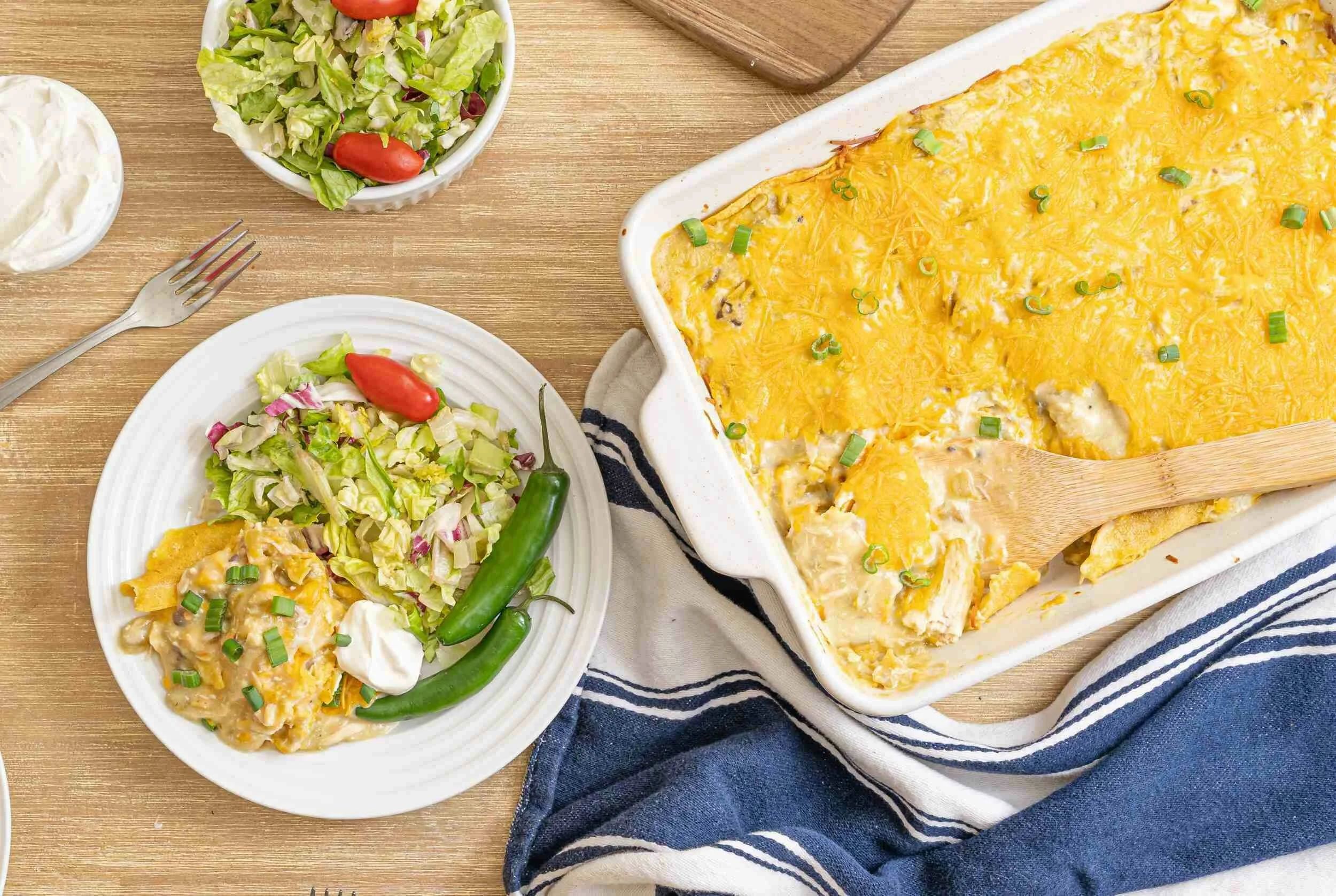 Chicken Tortilla Bake | Fussy Kitchen