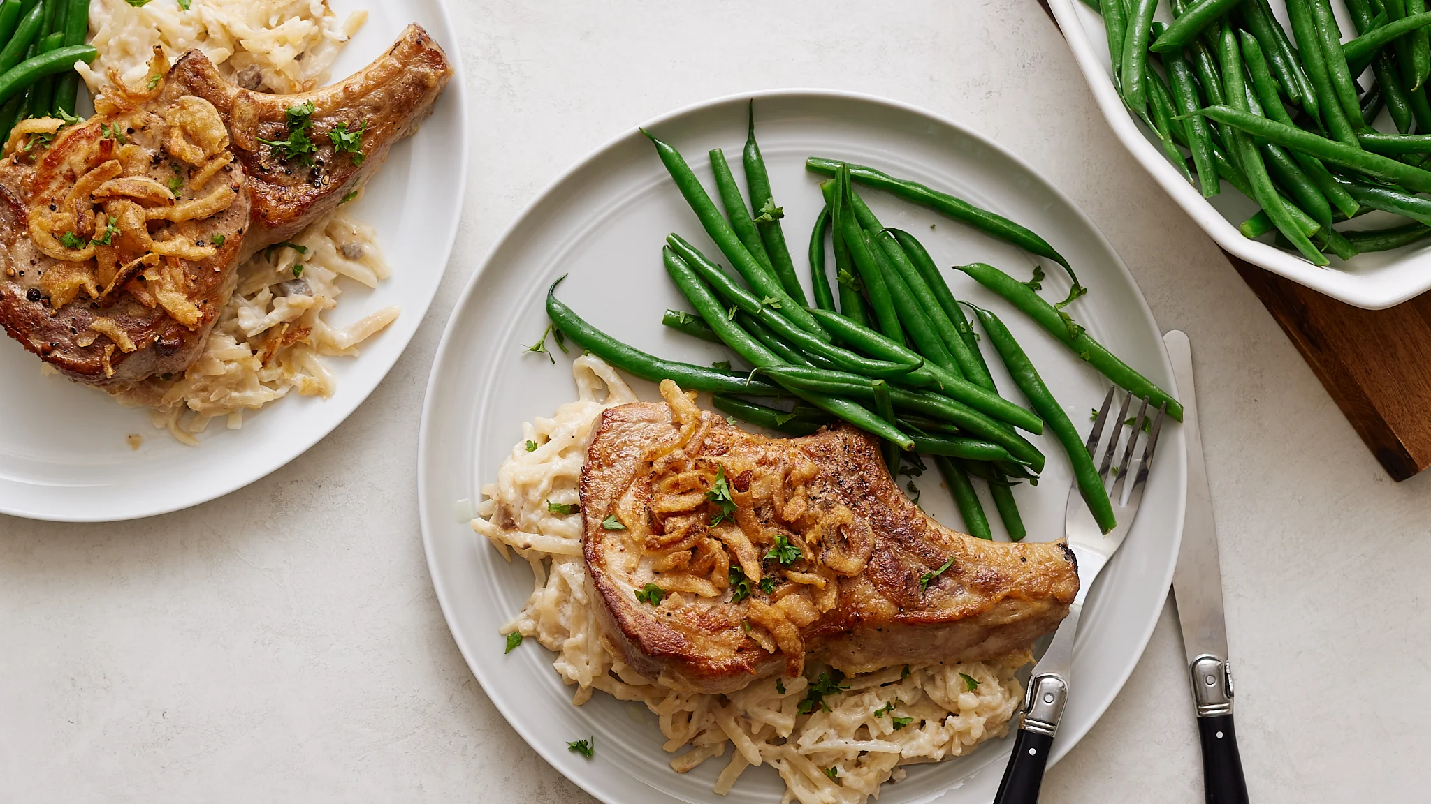 Creamy Potato & Chop Bake | Holy Recipe