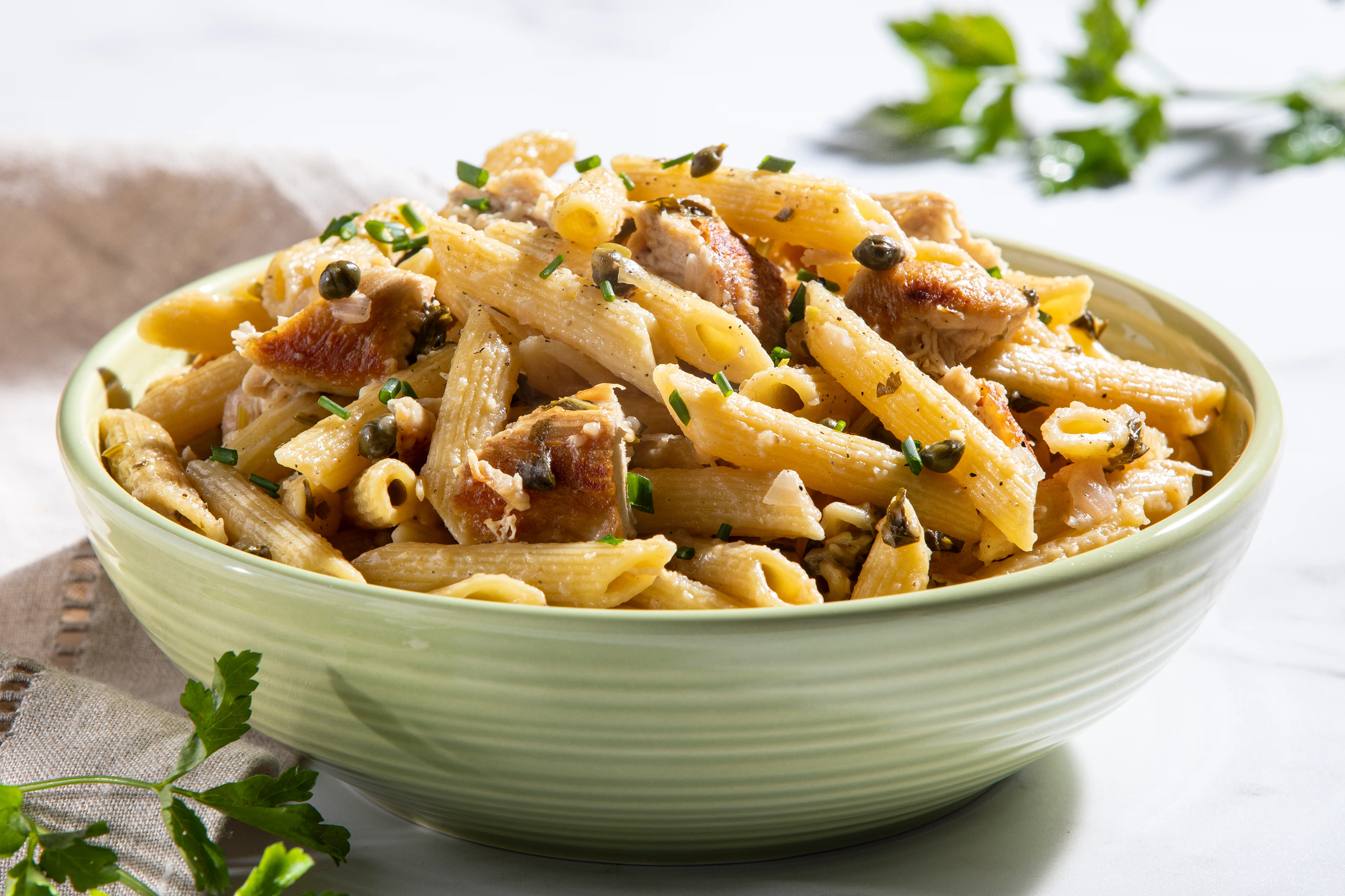 Chicken Piccata Pasta | Holy Recipe